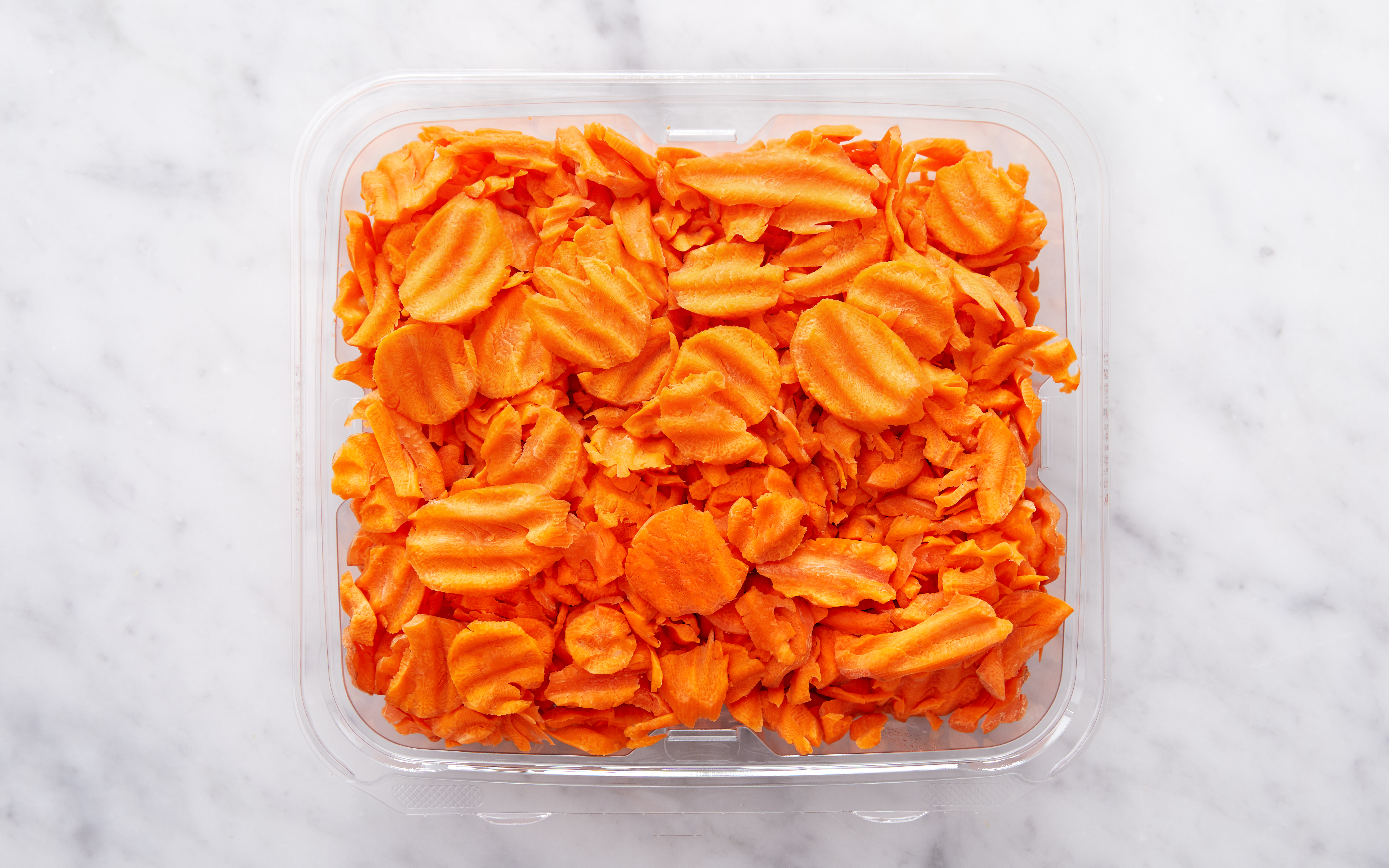 Crinkle Cut Carrot Coins | 8 oz | Good Eggs Kitchen | Good Eggs