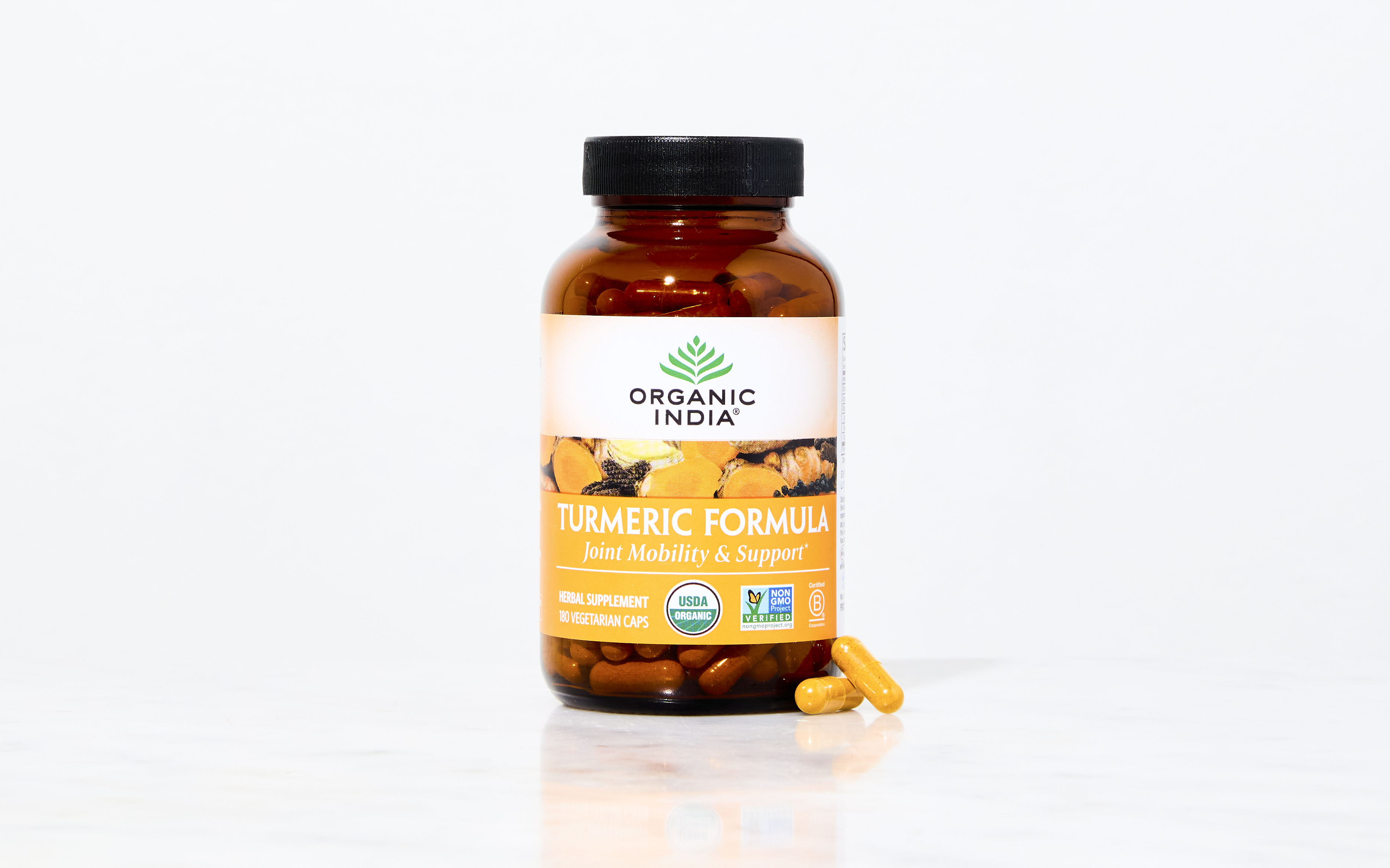 Turmeric Formula Capsules | 180 count | Organic India | Good Eggs