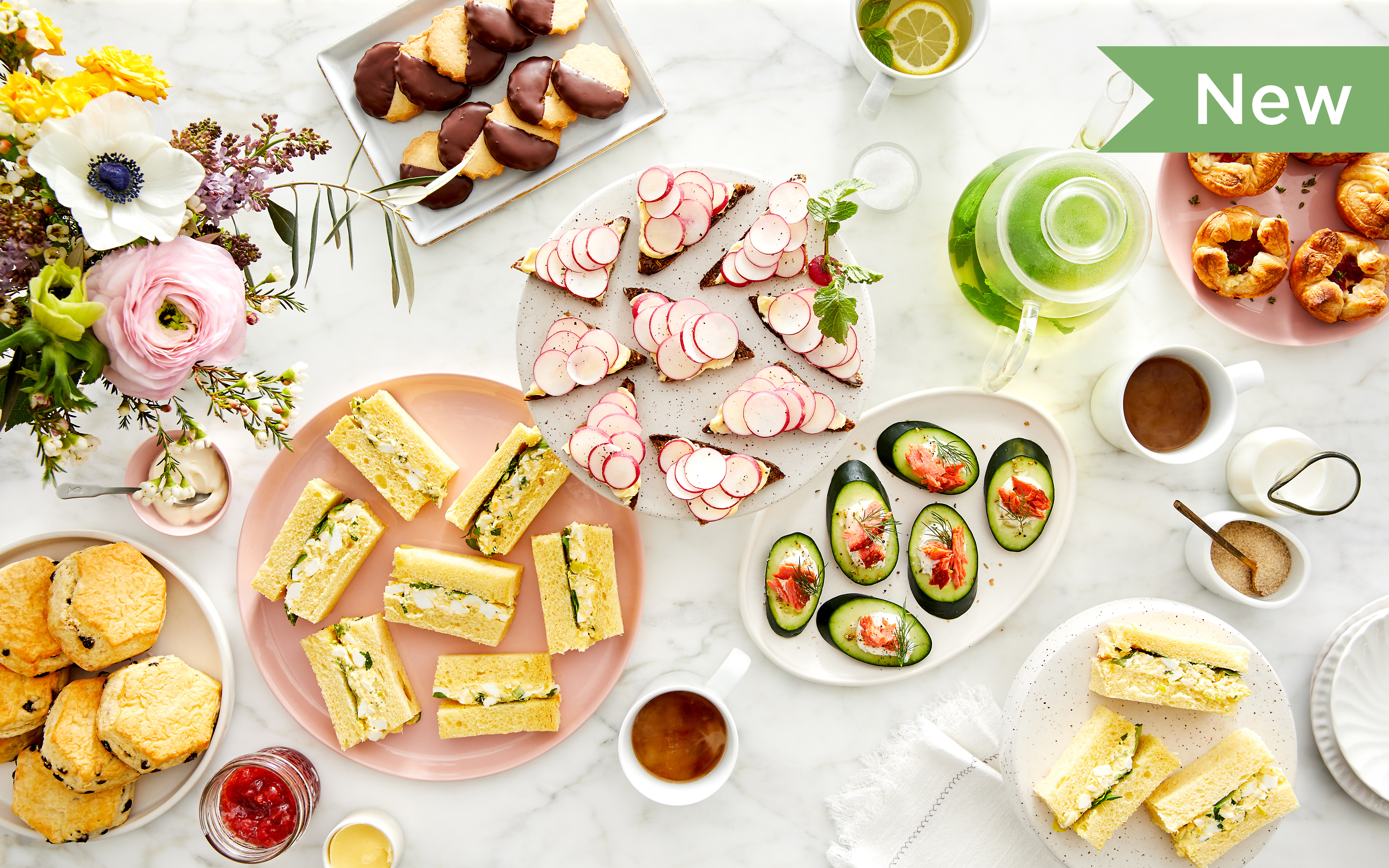 Ultimate Tea Party Spread | 8 servings | Good Eggs Meal Kits | Good Eggs