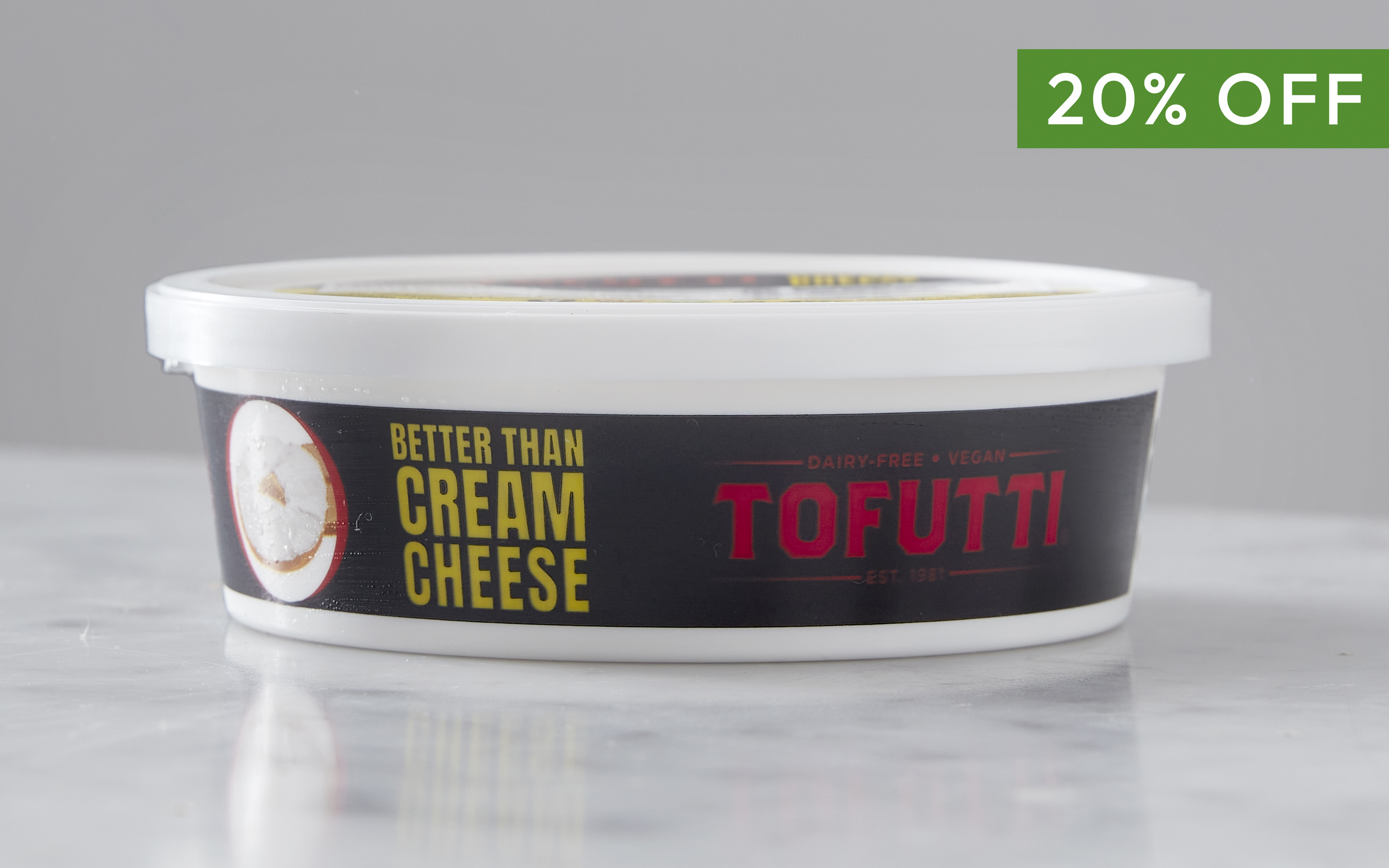 Vegan Better Than Cream Cheese Plain | 1 count | Tofutti | Good Eggs
