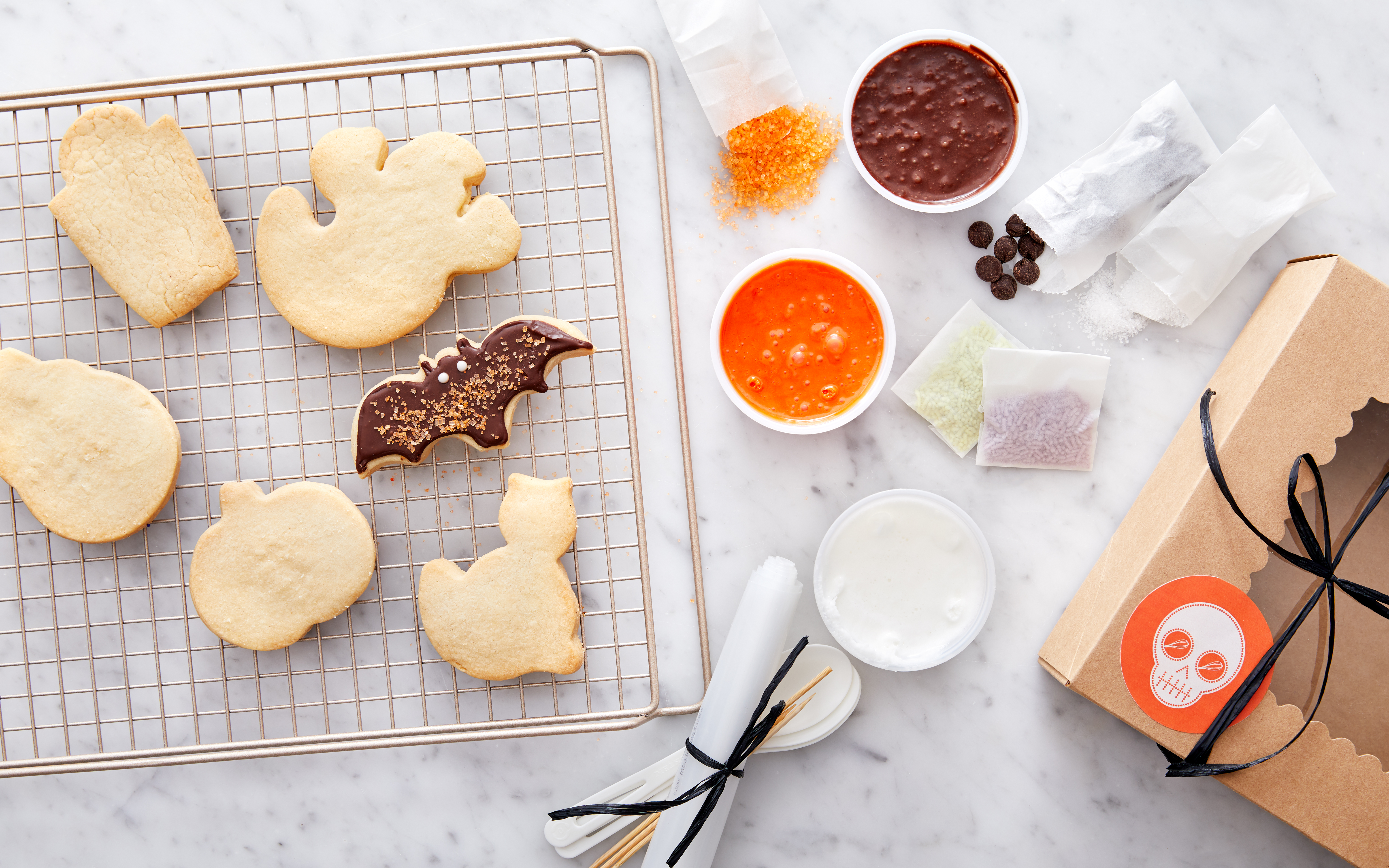 Haunted Hand Decorated Shortbread Kit | 24 oz | Batter Bakery | Good Eggs
