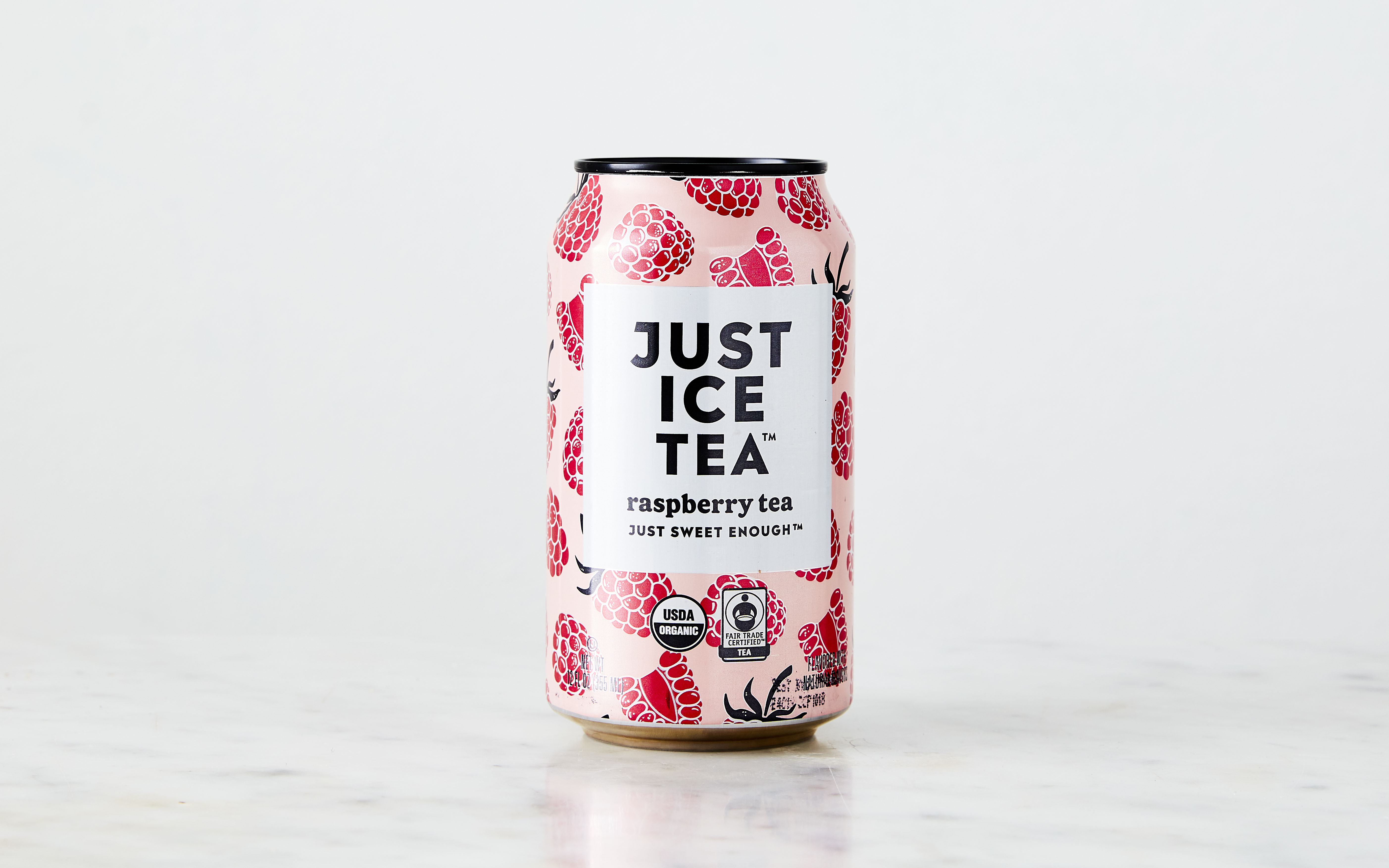 Organic Raspberry Black Iced Tea | 12 fl oz | Eat The Change | Good Eggs