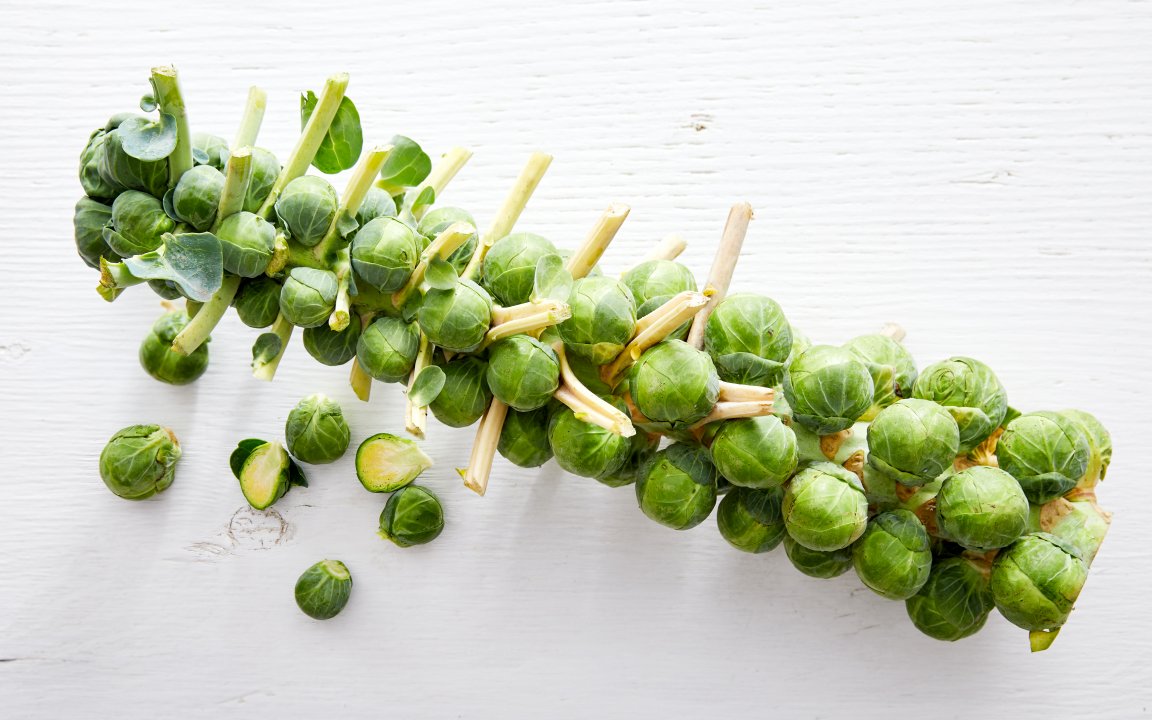 Organic Brussels Sprouts Stalk | 1 count | Coke Farms | Good Eggs