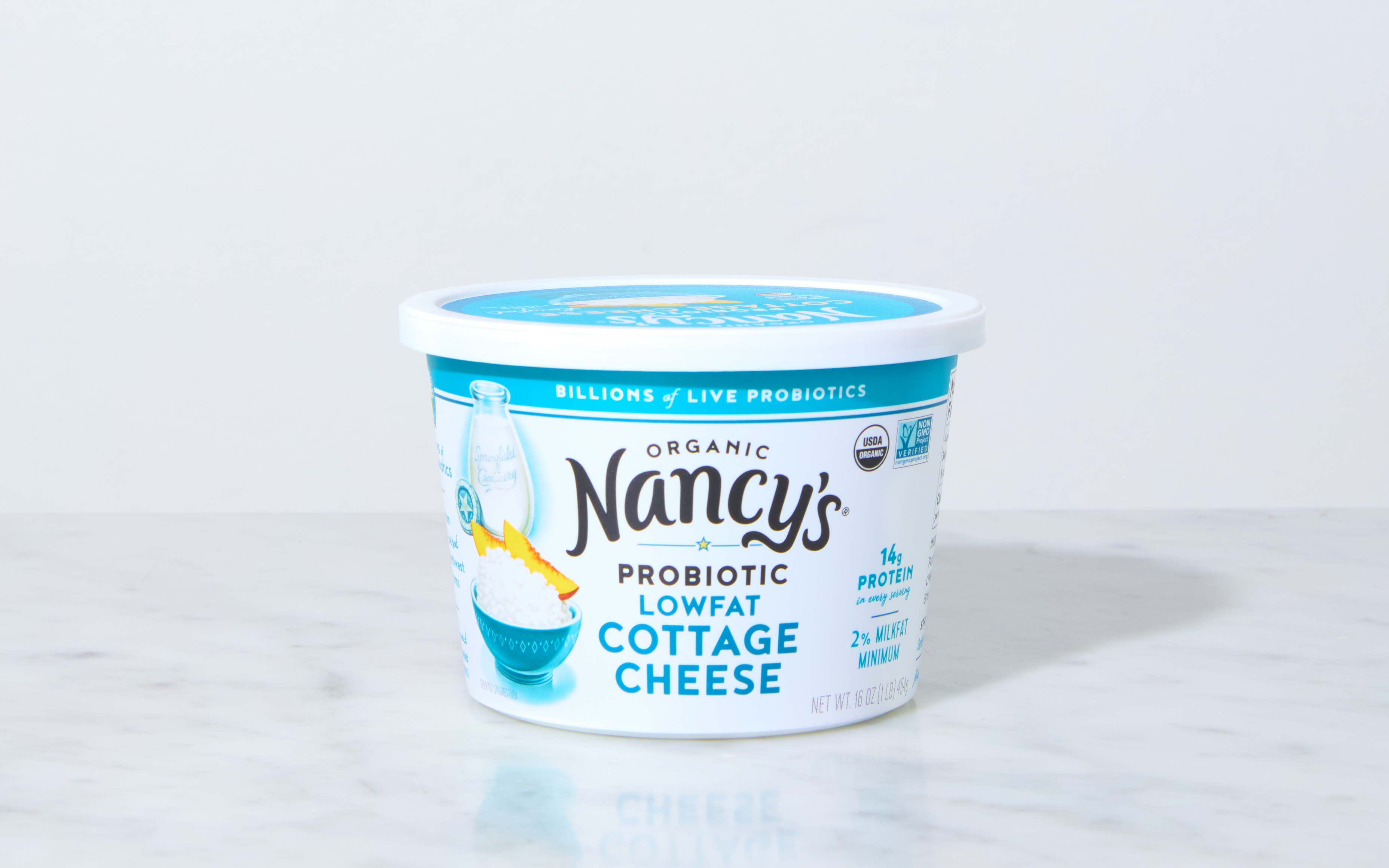 Organic Lowfat Cottage Cheese | 16 oz | Nancy's Probiotic Foods | Good Eggs