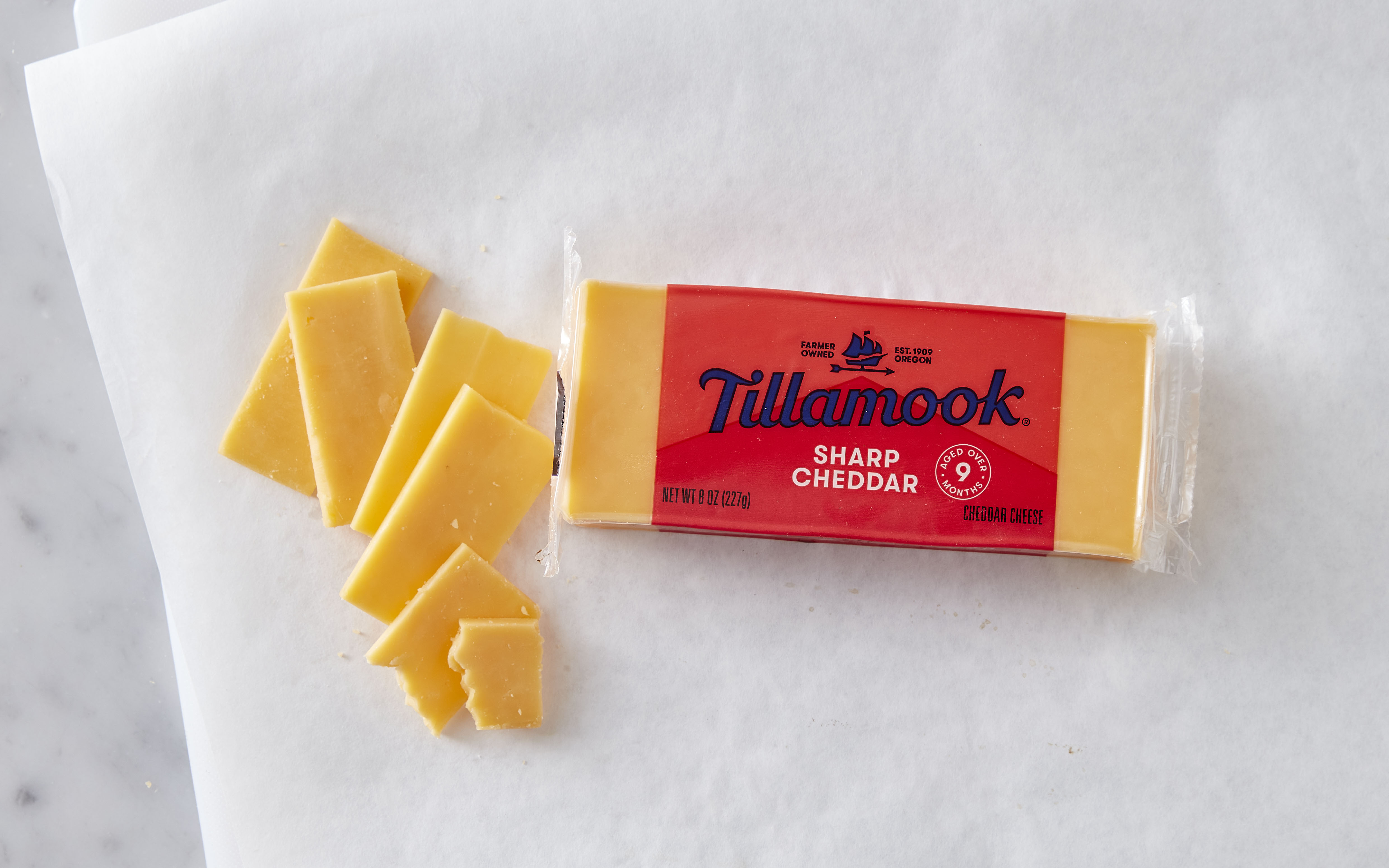 Sharp Cheddar Cheese Block | 8 oz | Tillamook | Good Eggs