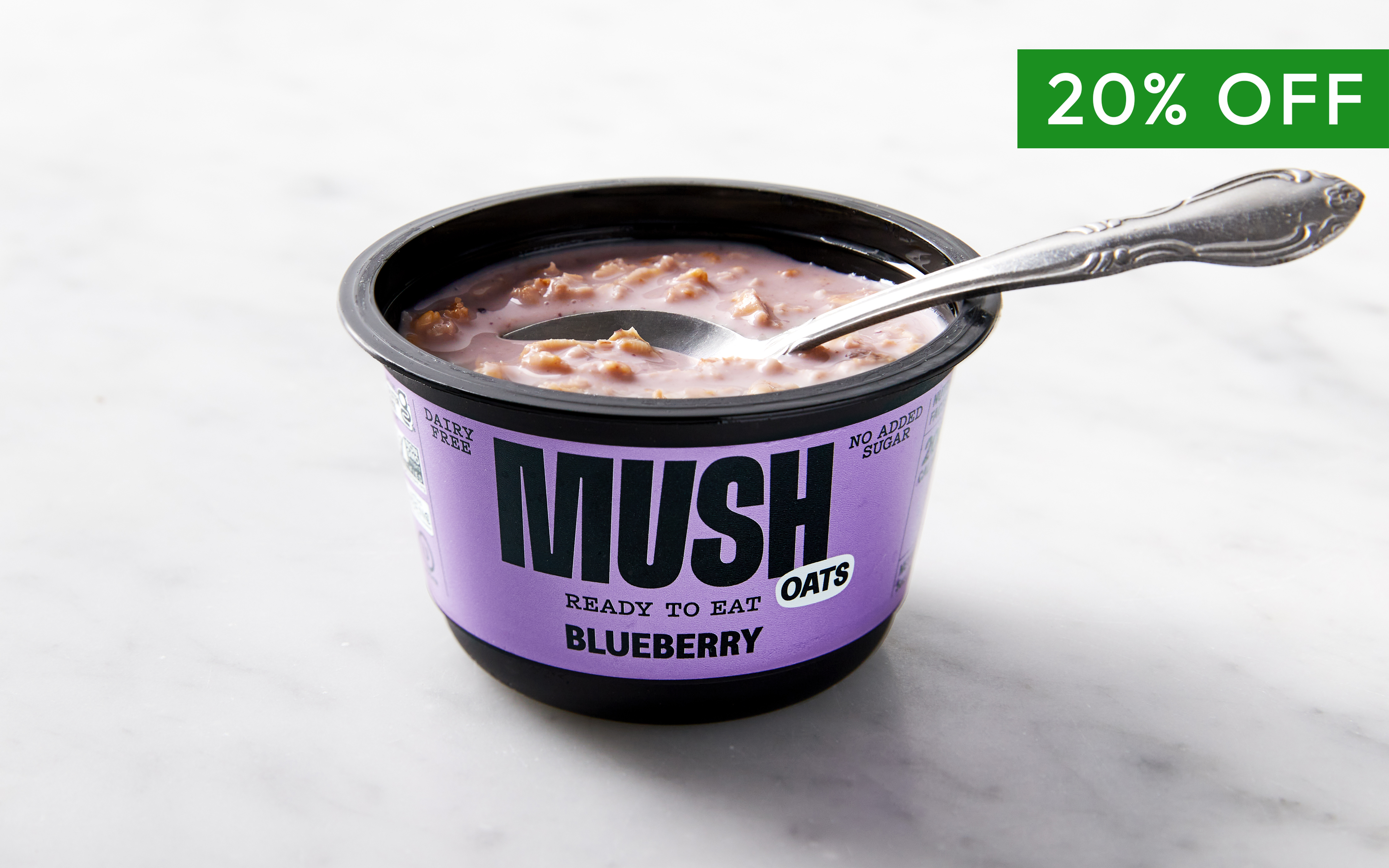 Blueberry Ready to Eat Oats | 5 oz | MUSH | Good Eggs