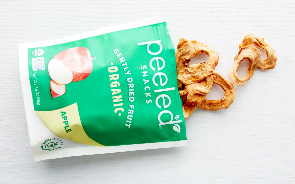 Organic Dried Apples | 2.8 oz | Peeled Snacks | Good Eggs