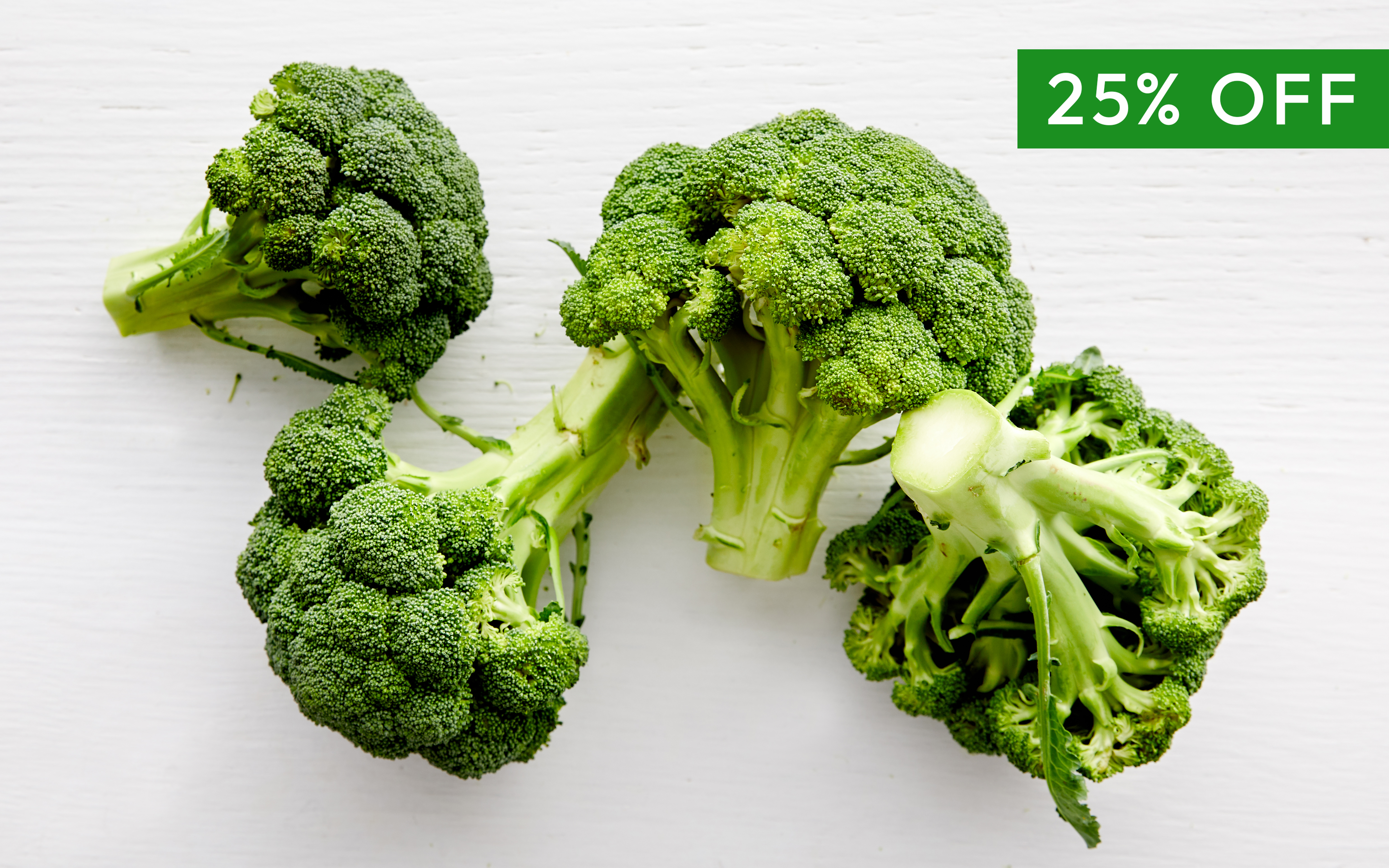 Organic Broccoli Crowns | 2 lb | Coke Farms | Good Eggs