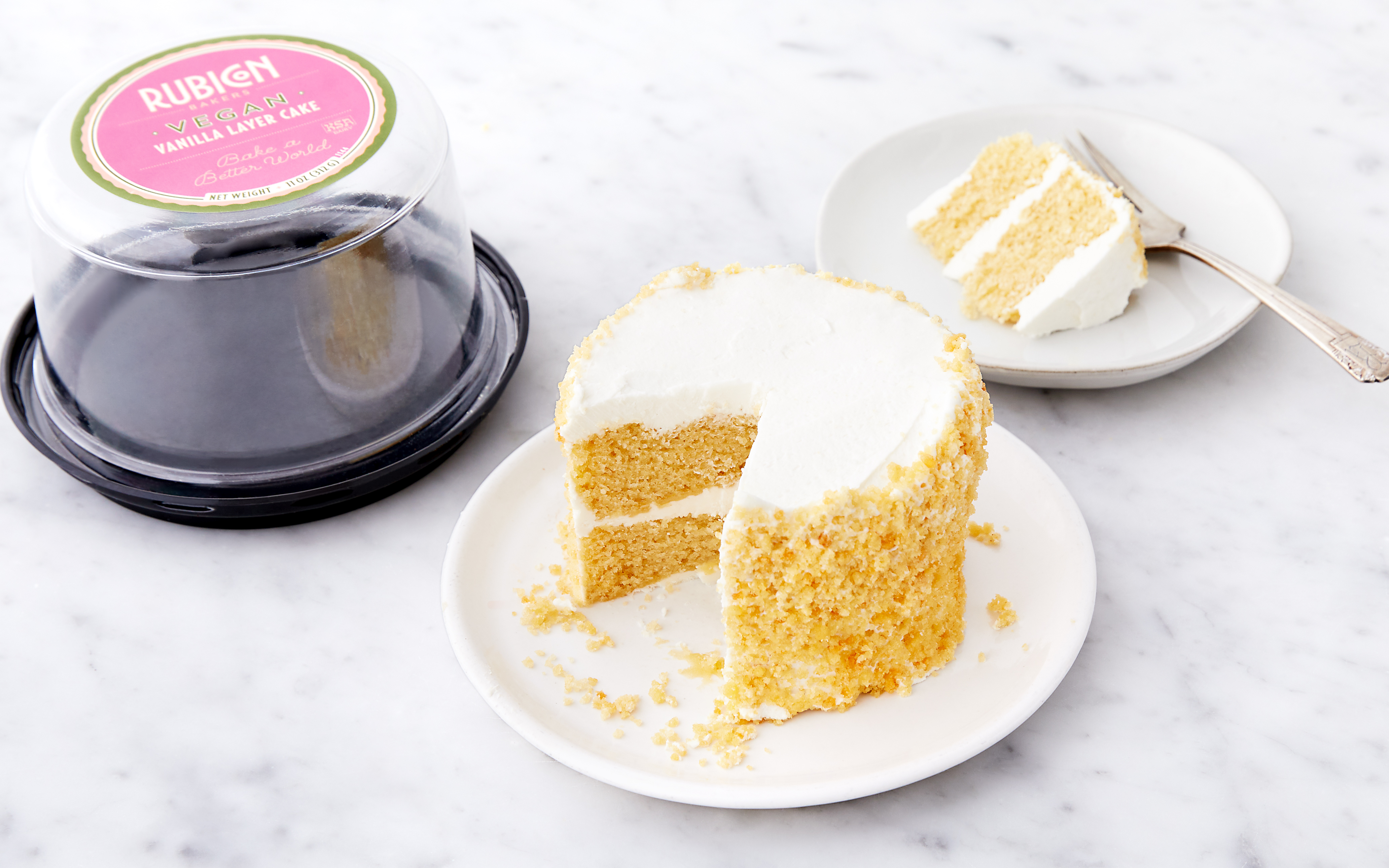 Vegan Vanilla Layer Cake - Rubicon Bakers | Good Eggs