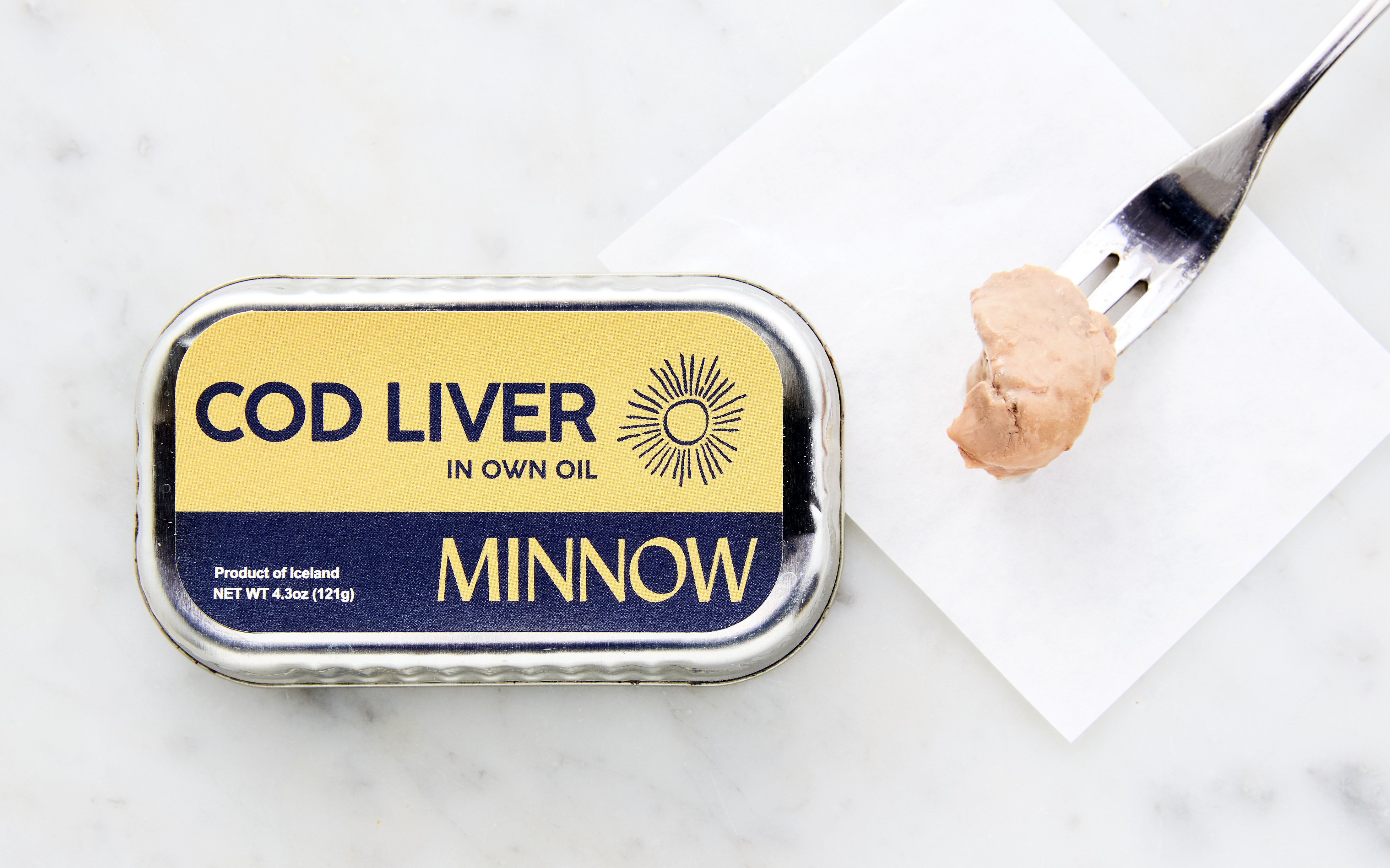 Minnow Cod Liver in Own Oil | 4.3 oz | Minnow | Good Eggs