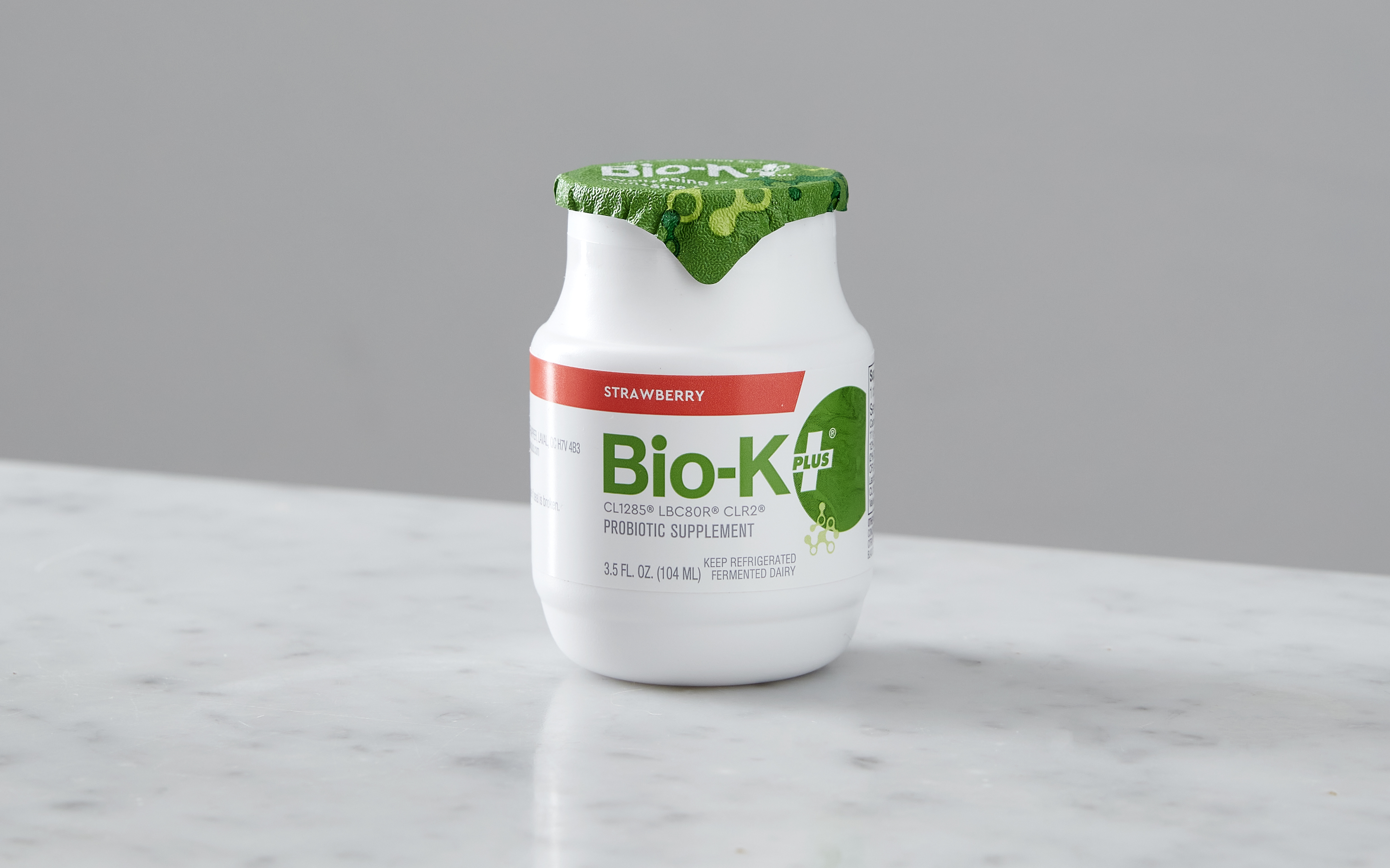 Strawberry Drinkable Dairy Probiotic | 3.5 fl oz | Bio-K + | Good Eggs