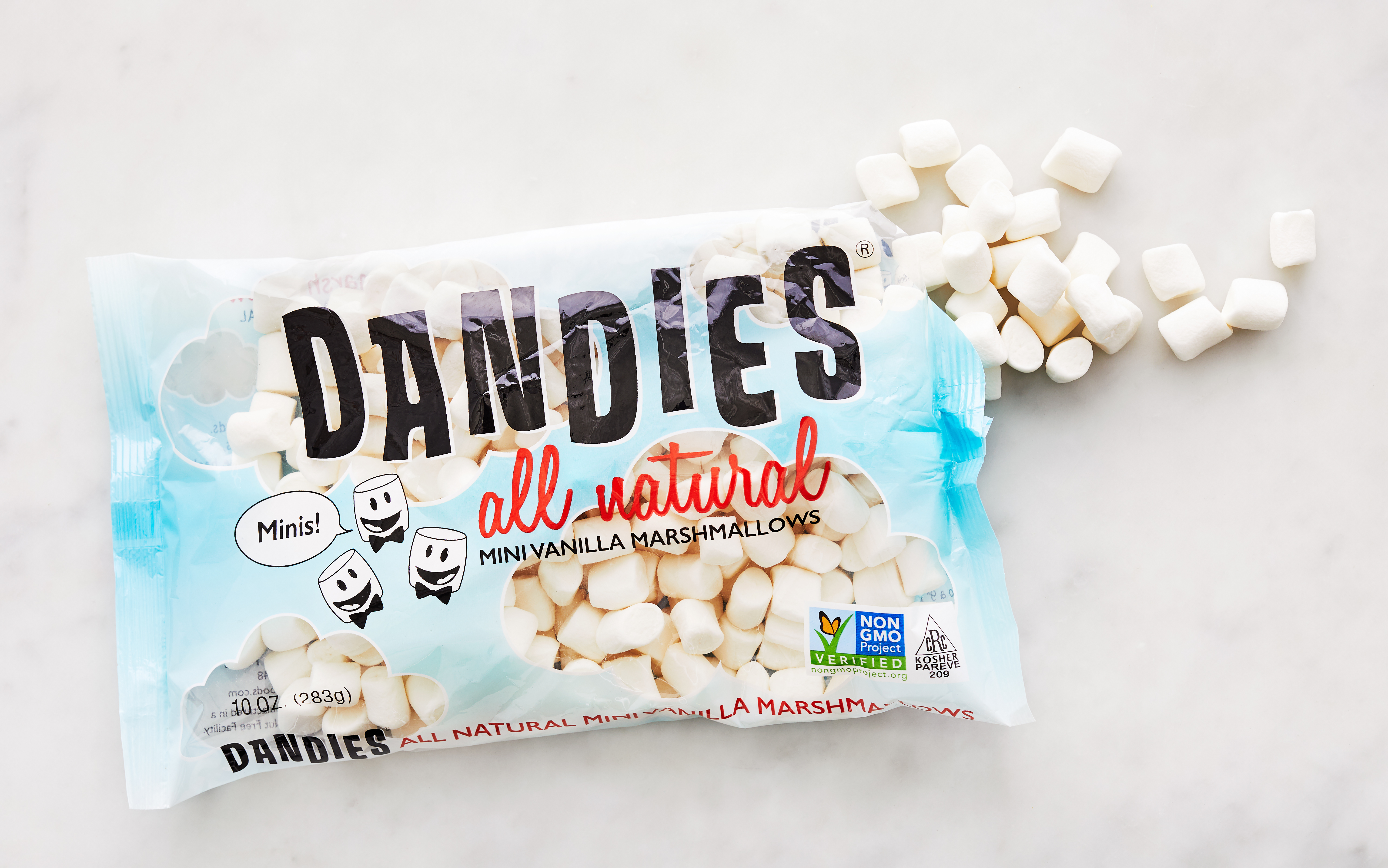 Vegan Vanilla Mini Marshmallows | 10 oz | Dandies Vegan Marshmallows ...