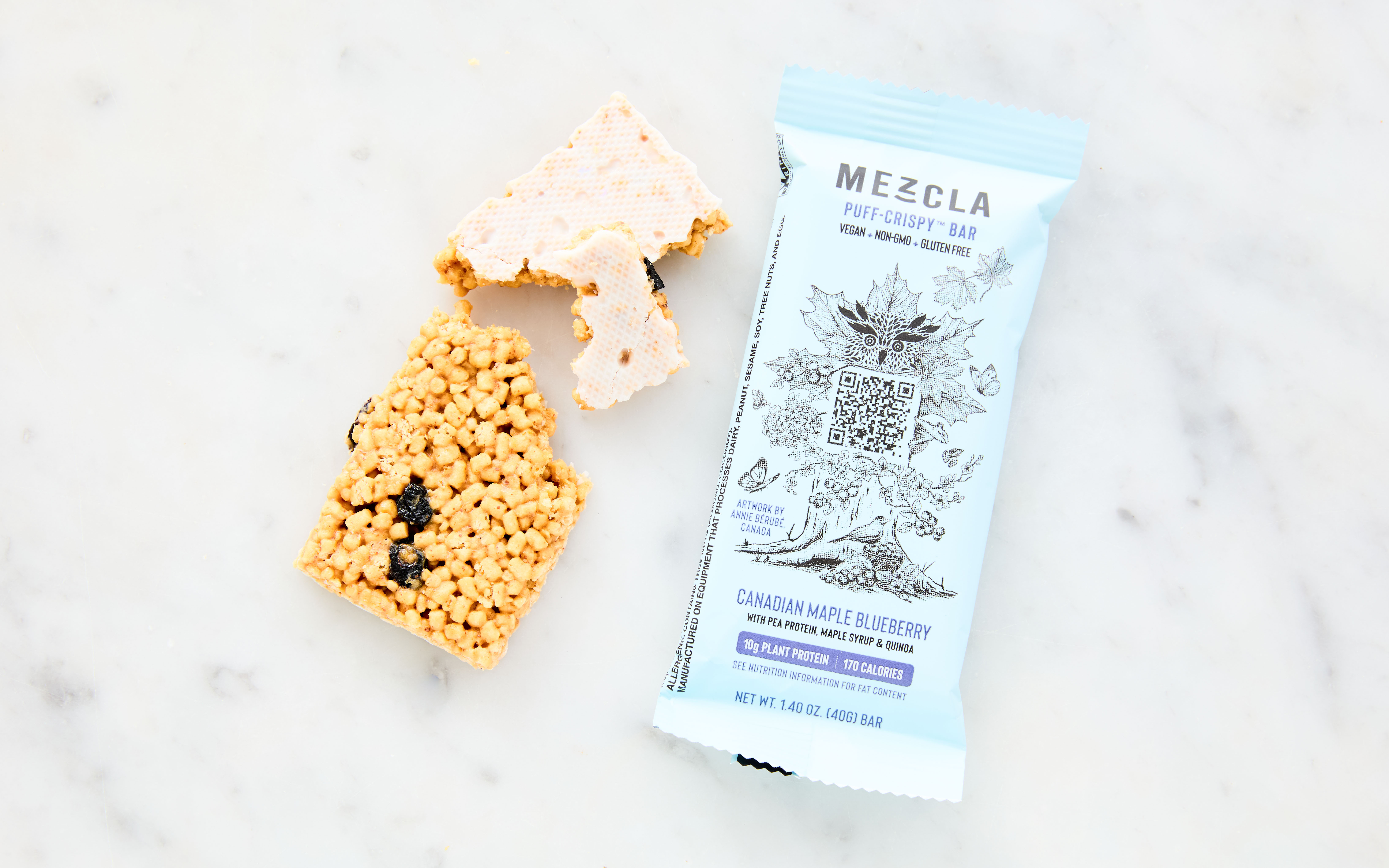 Canadian Maple Blueberry Protein Bar | 1.4 oz | Mezcla | Good Eggs