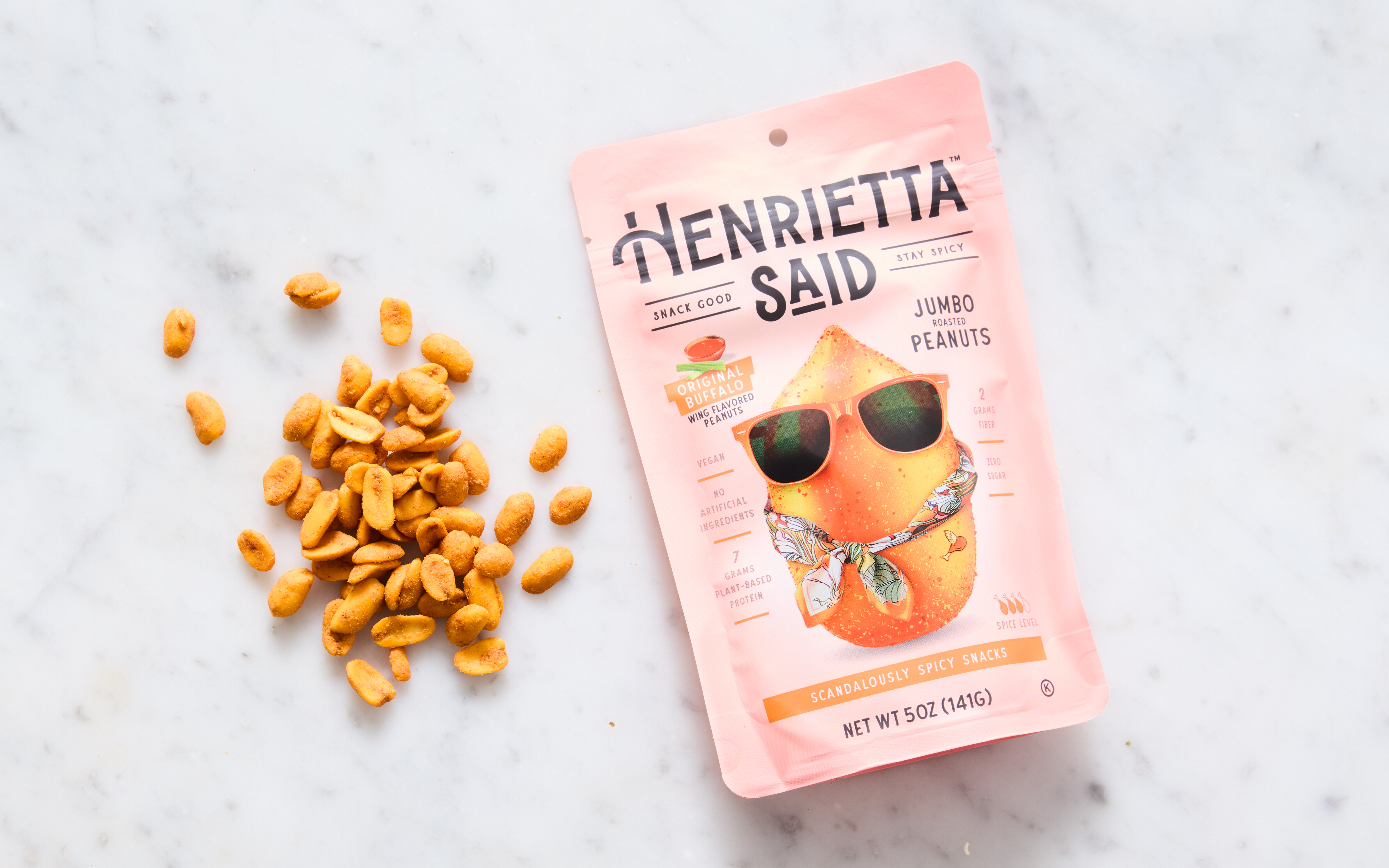 Original Buffalo Jumbo Roasted Peanuts | 5 oz | Henrietta Said | Good Eggs