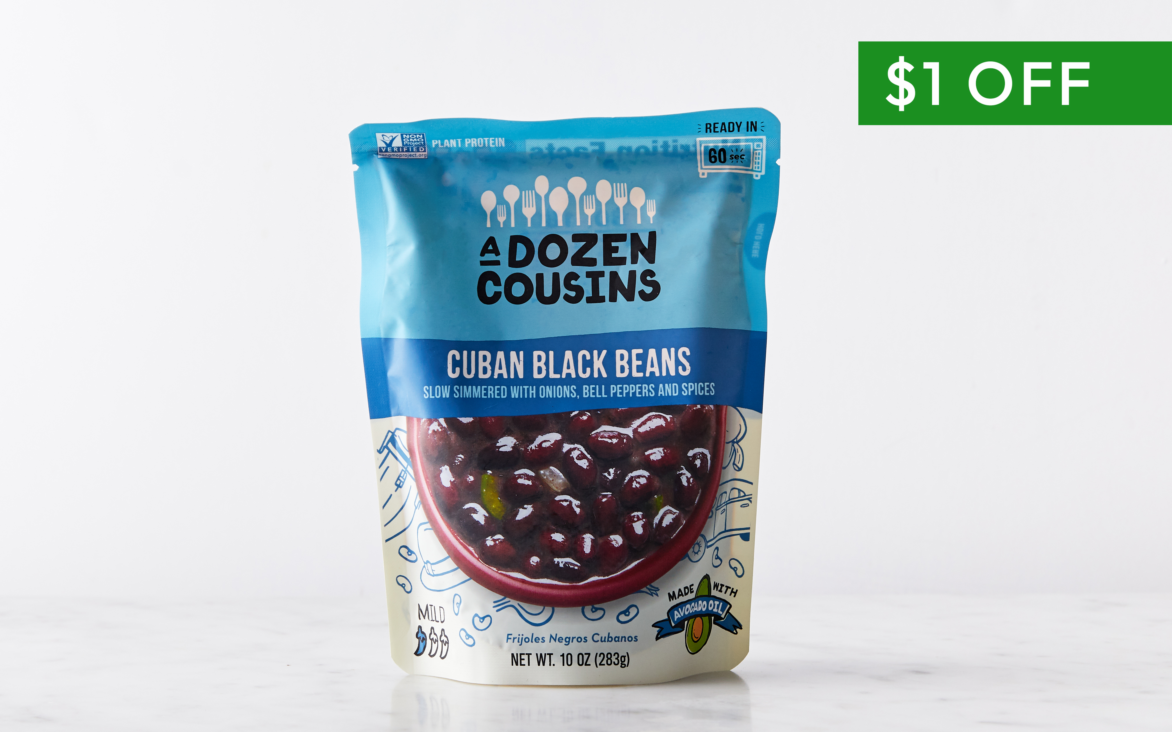 Cuban Black Beans | 10 oz | A Dozen Cousins | Good Eggs