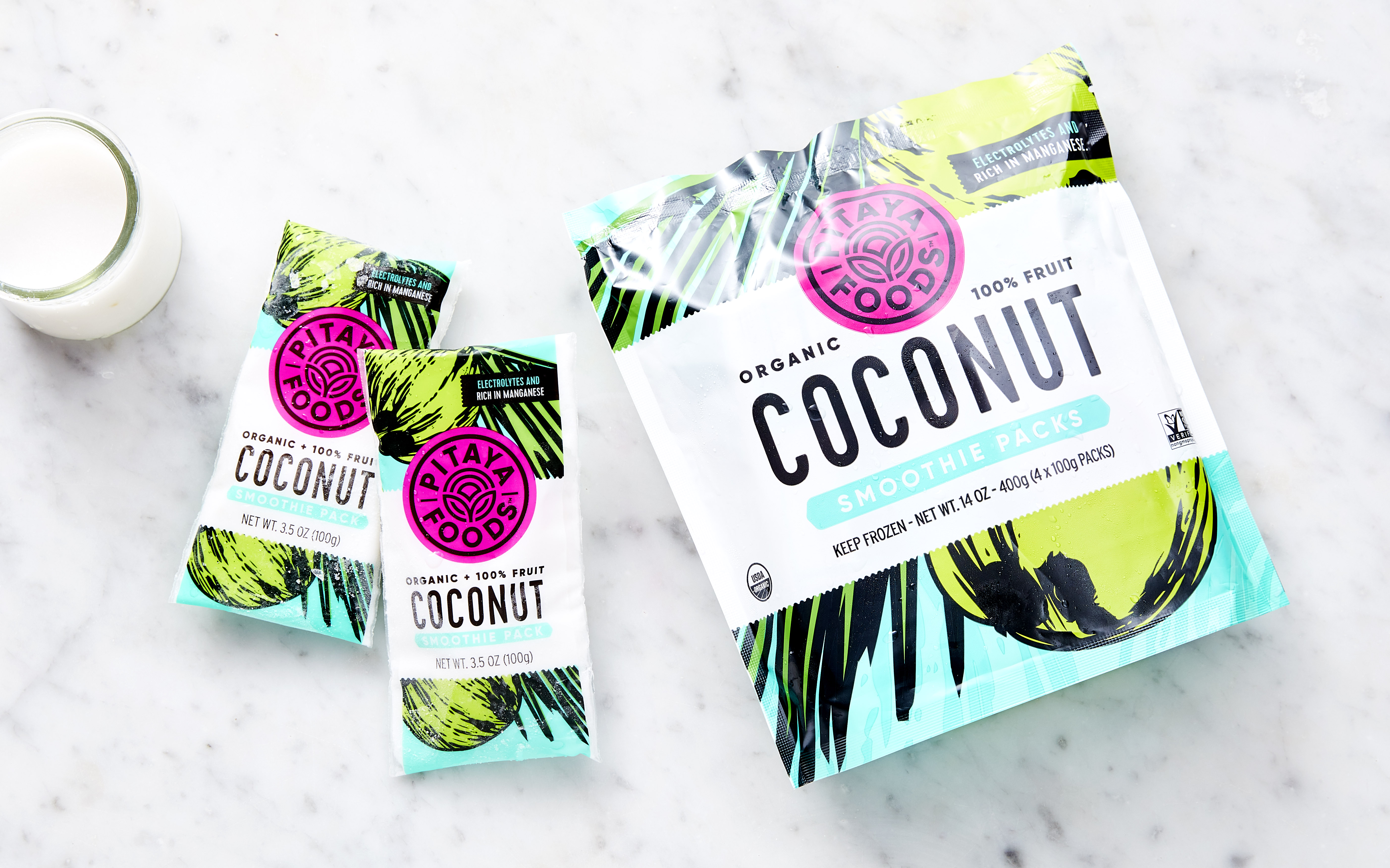 Organic Coconut Smoothie Packs | 14 oz | Pitaya Foods | Good Eggs