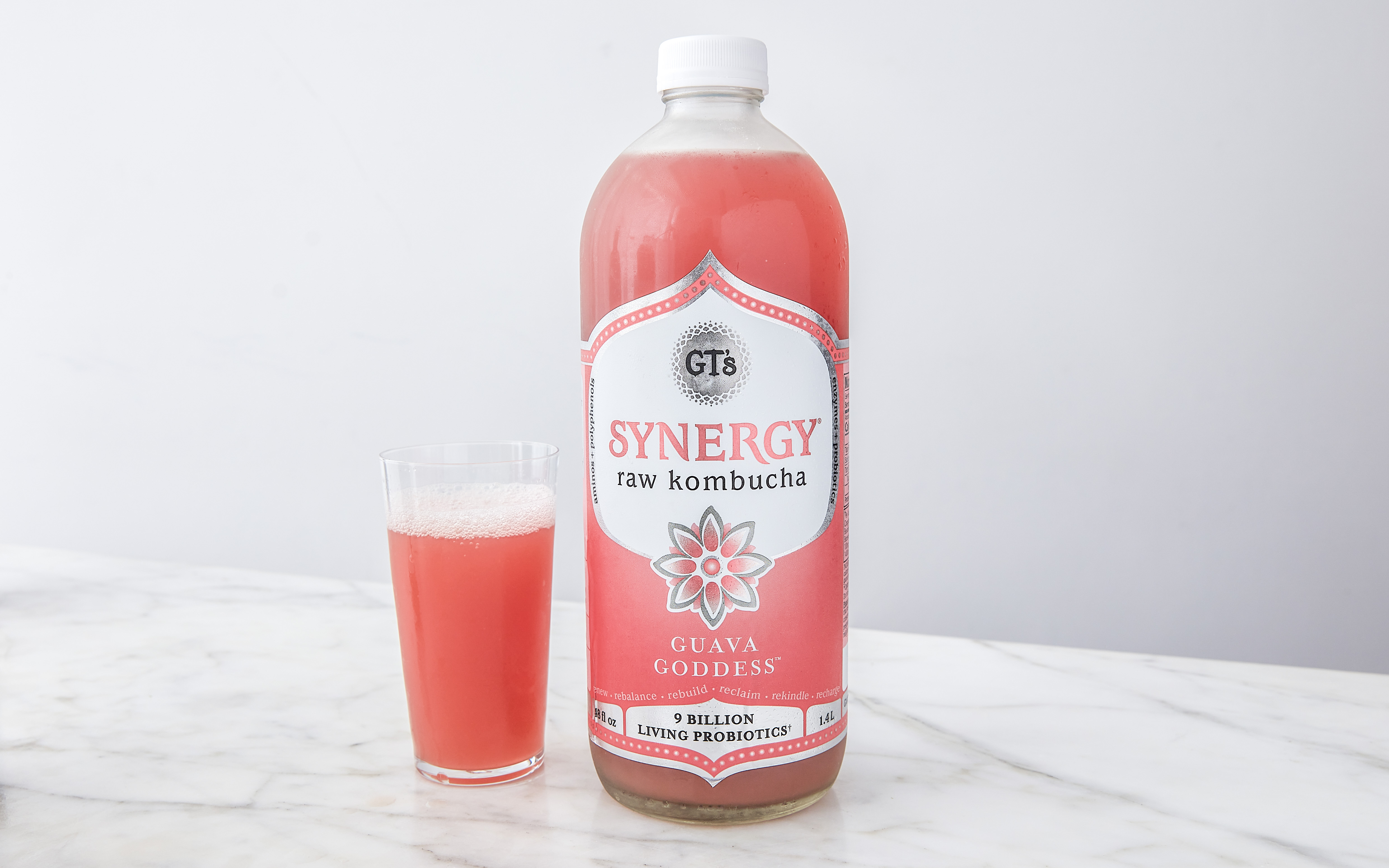 Guava Goddess Kombucha | 48 oz | GT's Living Foods | Good Eggs