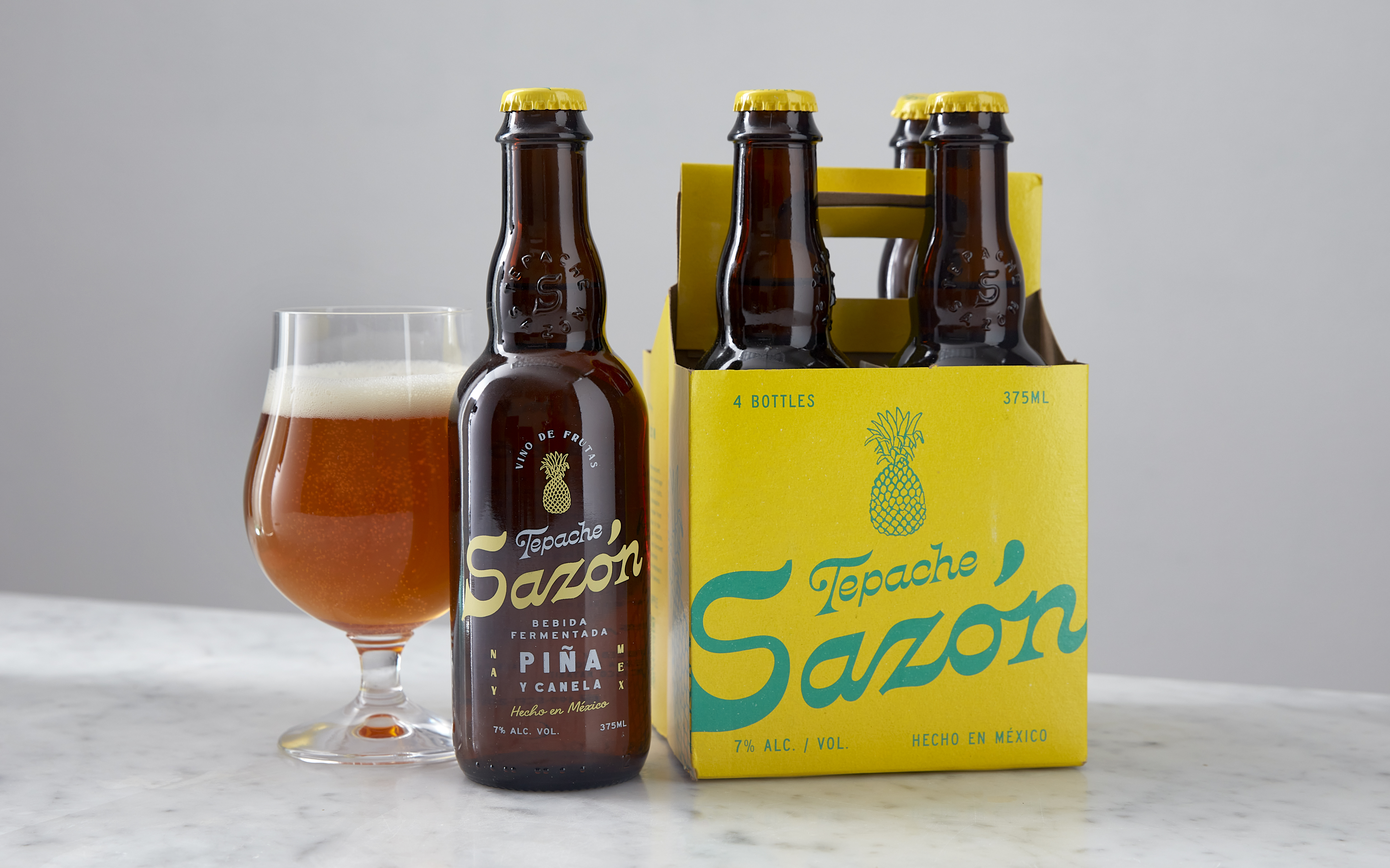 Tepache Sazón Pineapple | 4 count | Tepache Sazón | Good Eggs