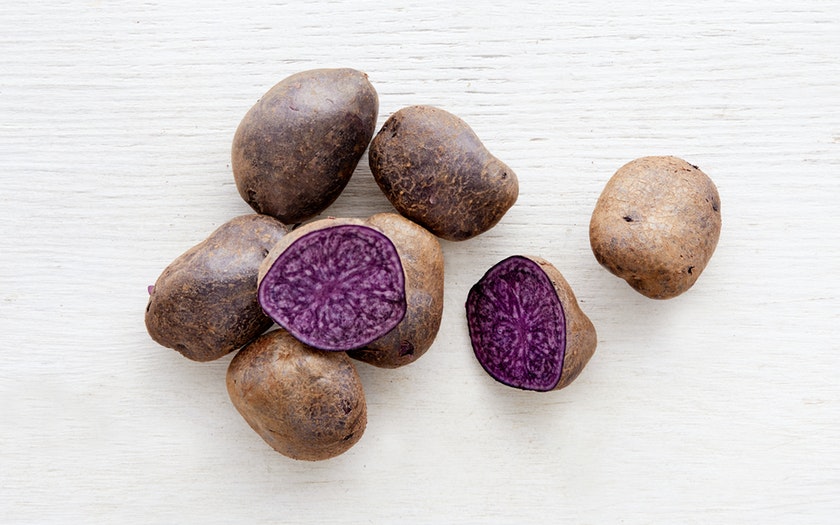 Organic Purple Majesty Potatoes | 1 lb | Fifth Crow Farm | Good Eggs