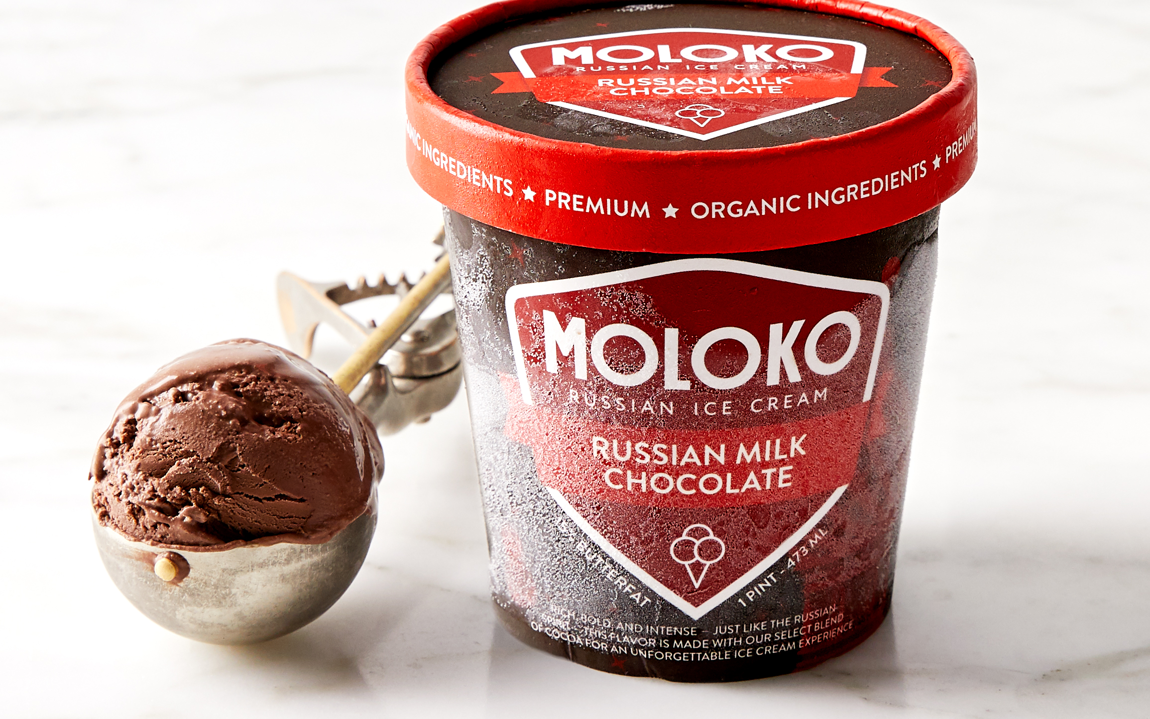 Russian Milk Chocolate Ice Cream | 16 oz | Moloko Ice Cream | Good Eggs