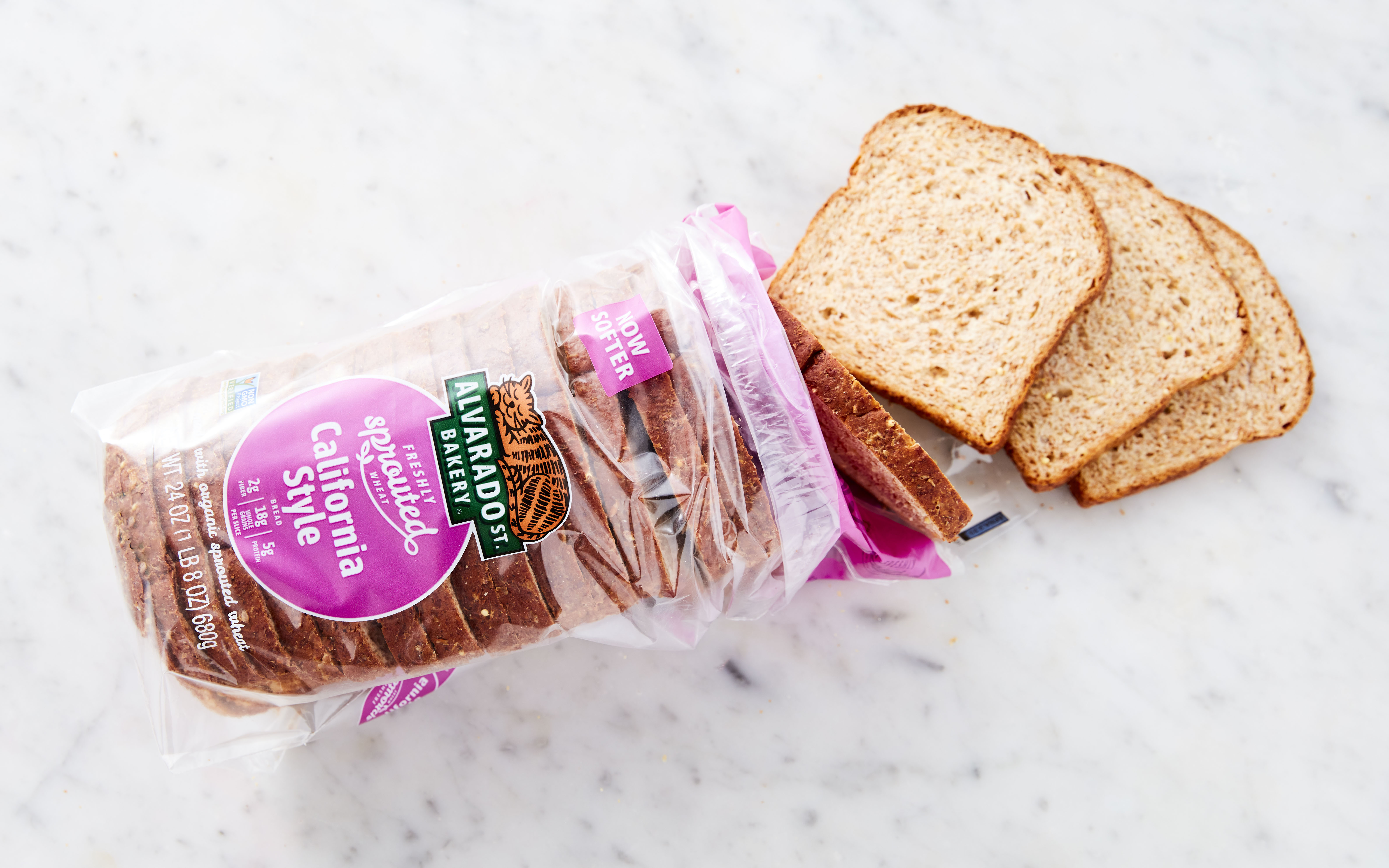 Sprouted California Style Protein Bread | 24 oz | Alvarado Street ...