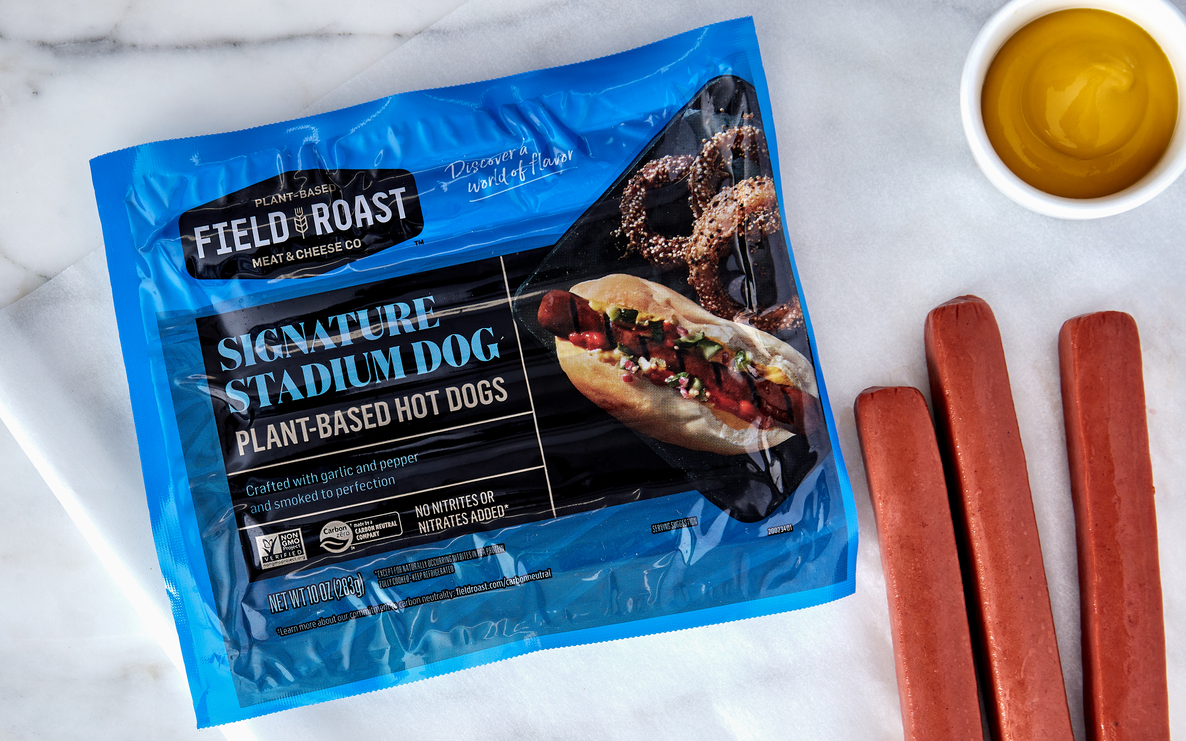 Plant-Based Signature Stadium Hot Dogs | 10 oz | Field Roast | Good Eggs