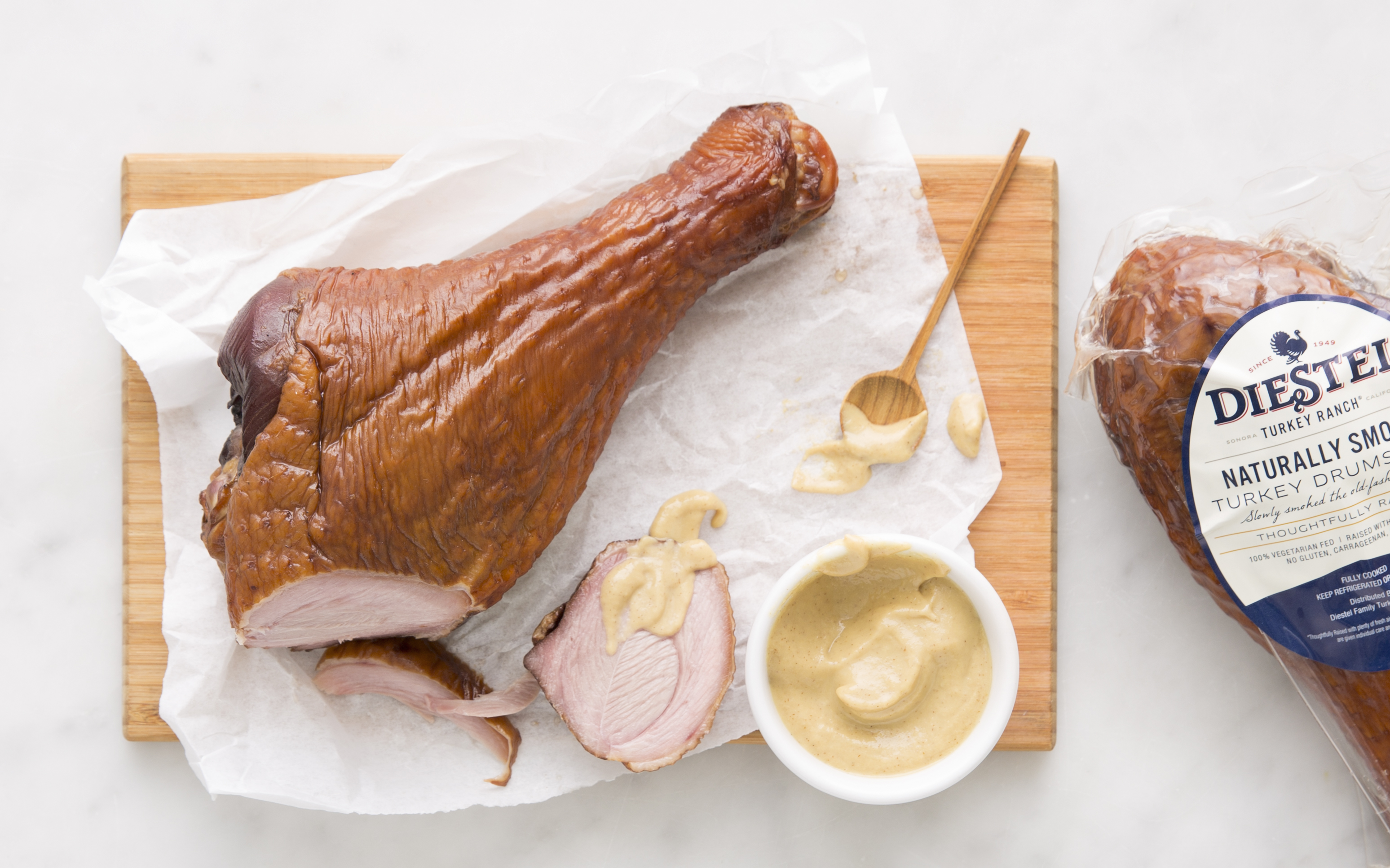 Smoked Turkey Leg (Frozen) | 1 count | Diestel Turkey | Good Eggs