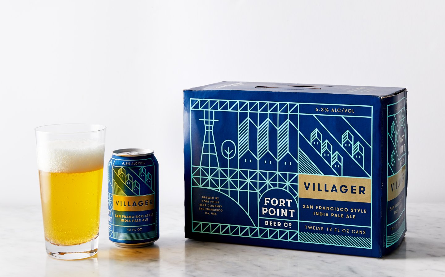 Villager IPA 12-pack - Fort Point Beer Company | Good Eggs