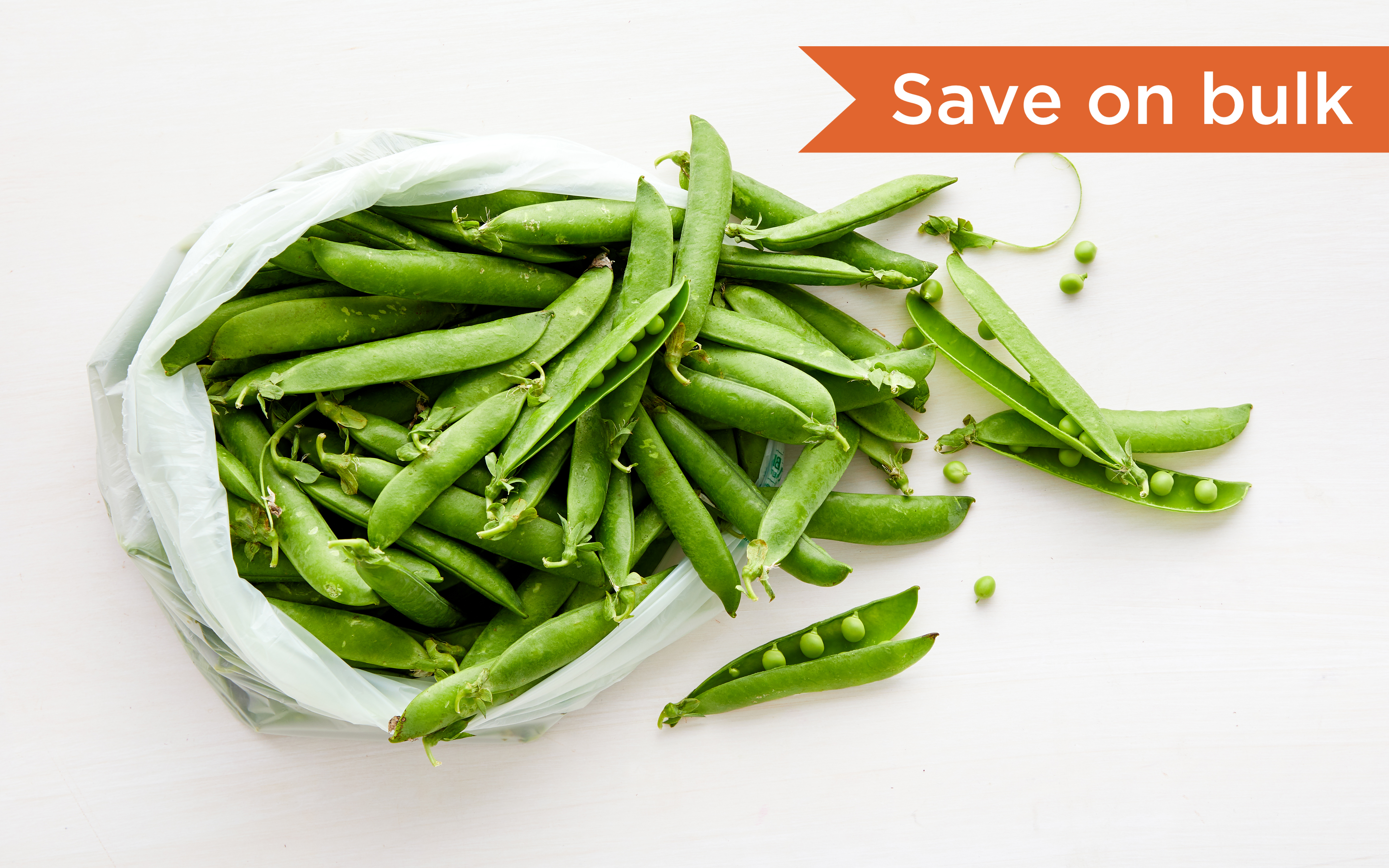 Bulk Organic English Shelling Peas | 3 lb | Coke Farms | Good Eggs