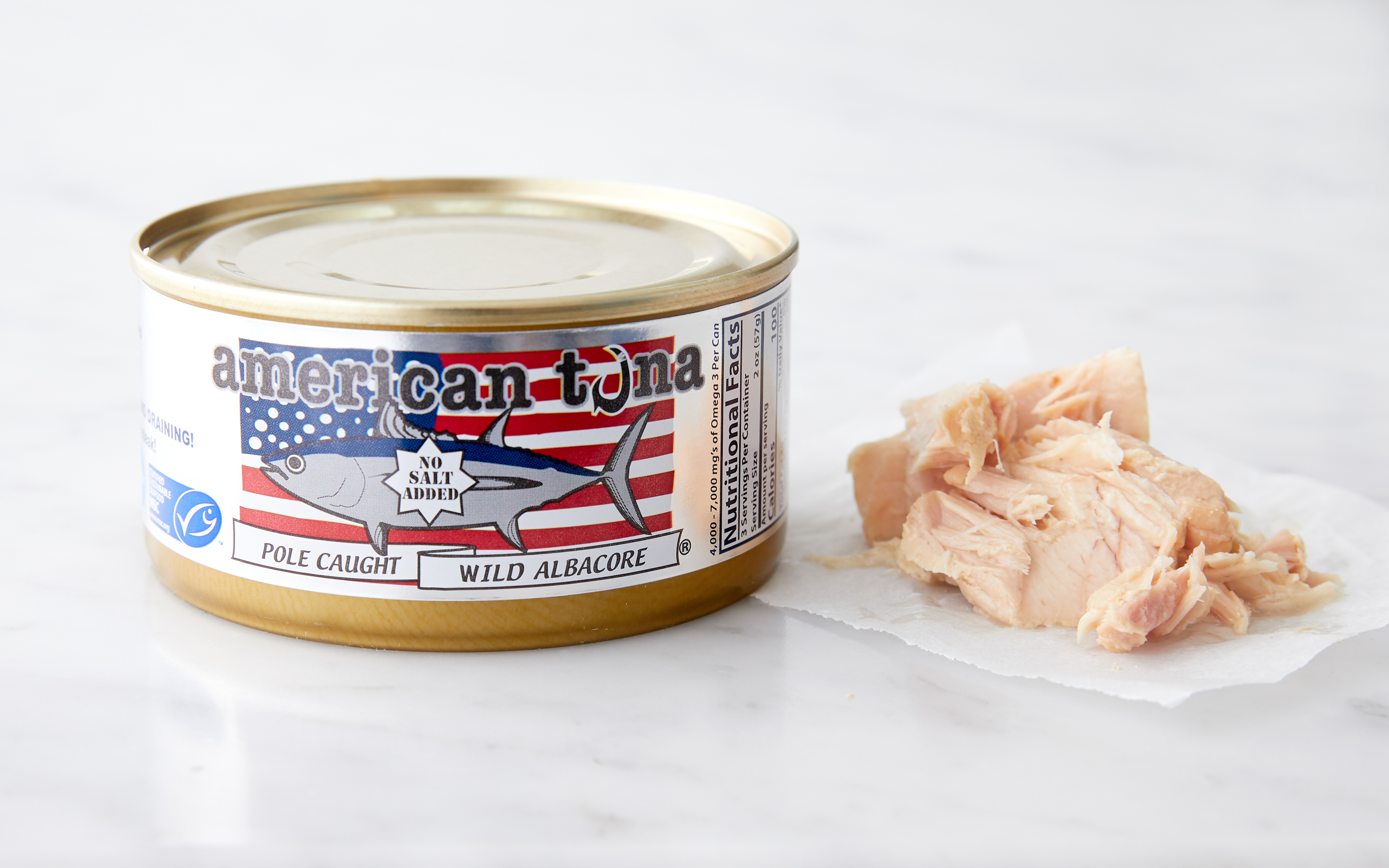 Wild Albacore Tuna with No Salt Added | 6 oz | American Tuna | Good Eggs