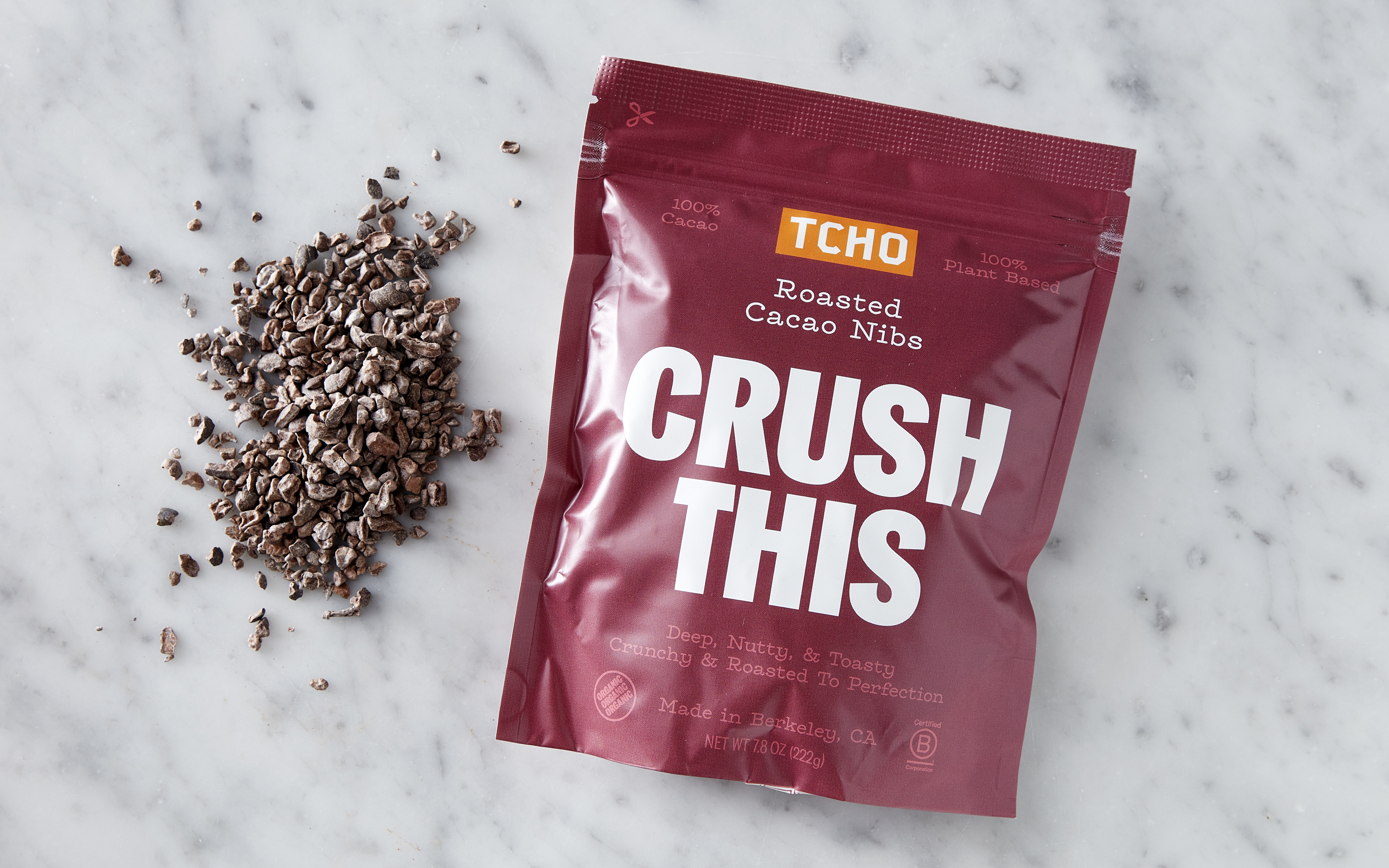 Organic Crush This Roasted Cacao Nibs | 7.8 oz | TCHO | Good Eggs