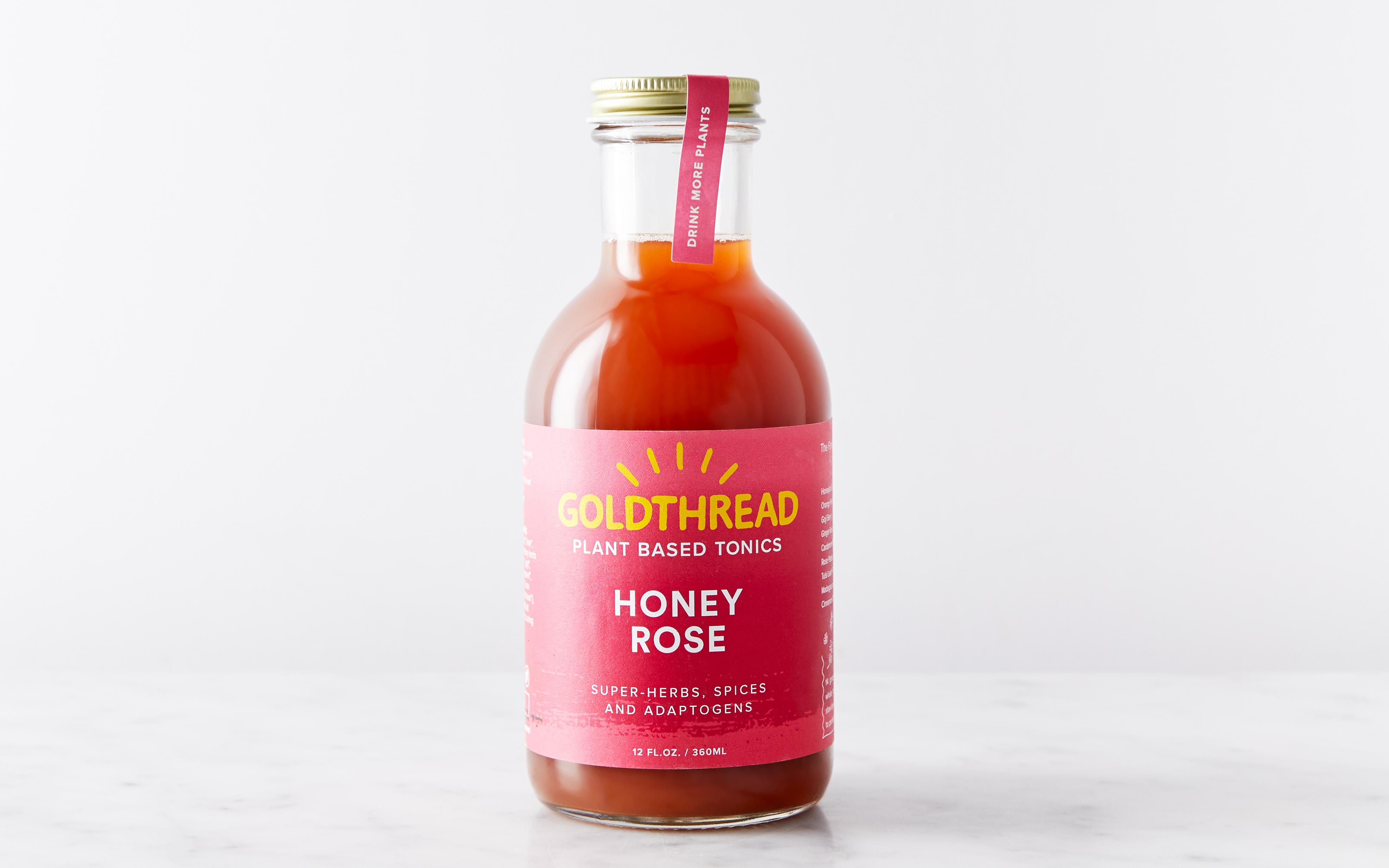 Honey Rose Plant-Based Tonic | 12 fl oz | Goldthread | Good Eggs