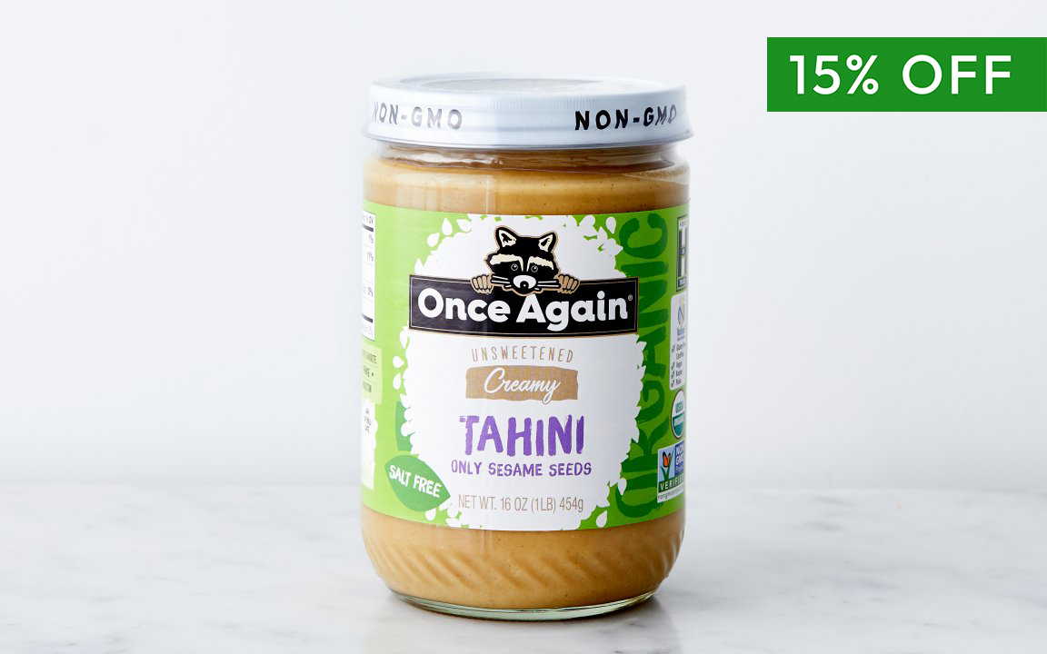 Organic Sesame Tahini | 16 oz | Once Again Nut Butter | Good Eggs