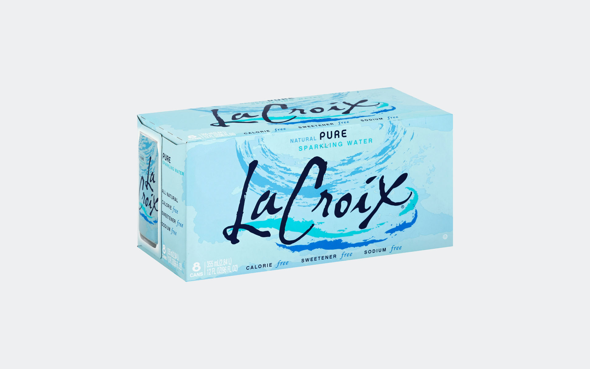 Pure Sparkling Water 8-pack | 8 count | La Croix | Good Eggs