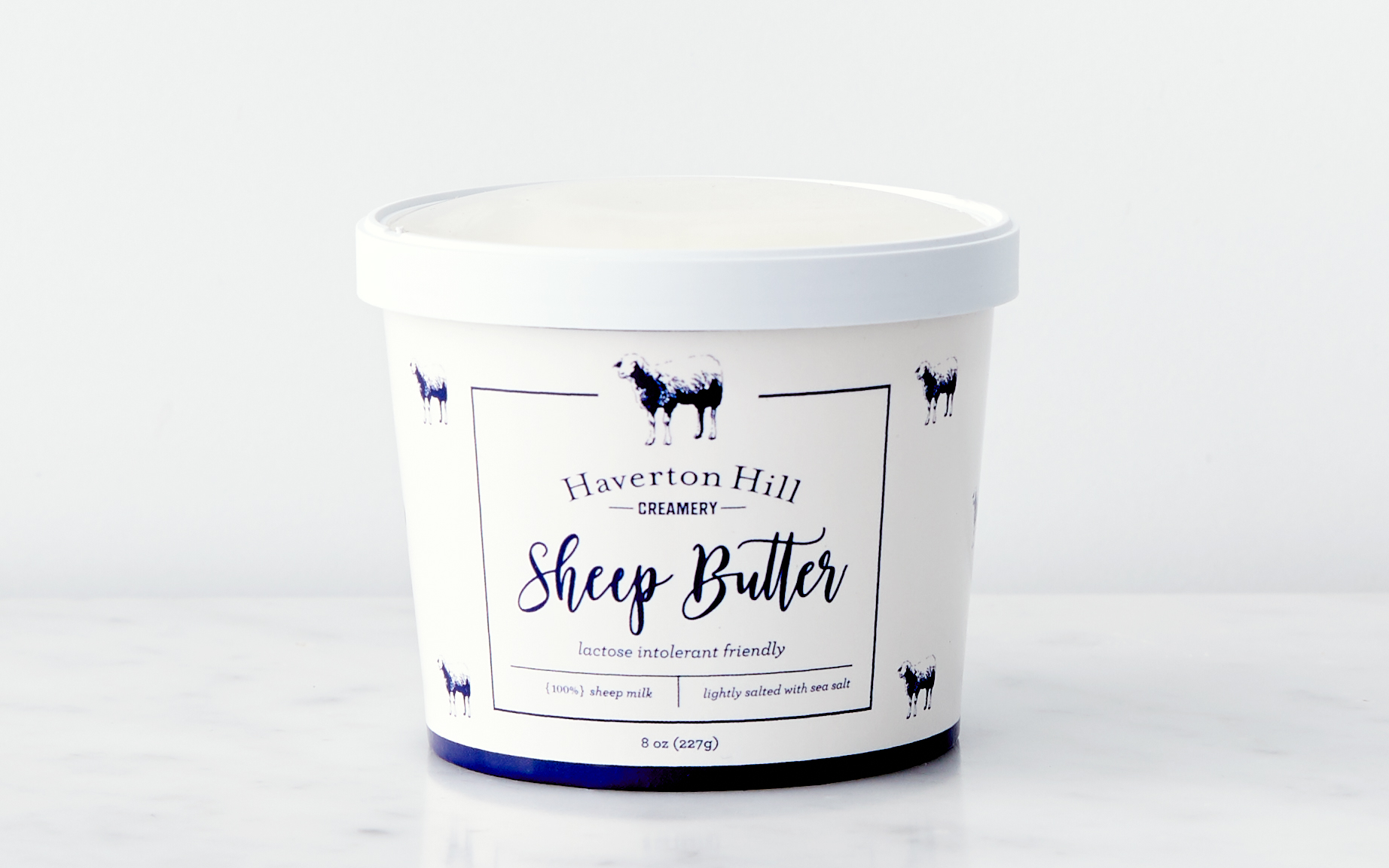 Sheep Butter with Sea Salt | 8 oz | Haverton Hill Creamery | Good Eggs