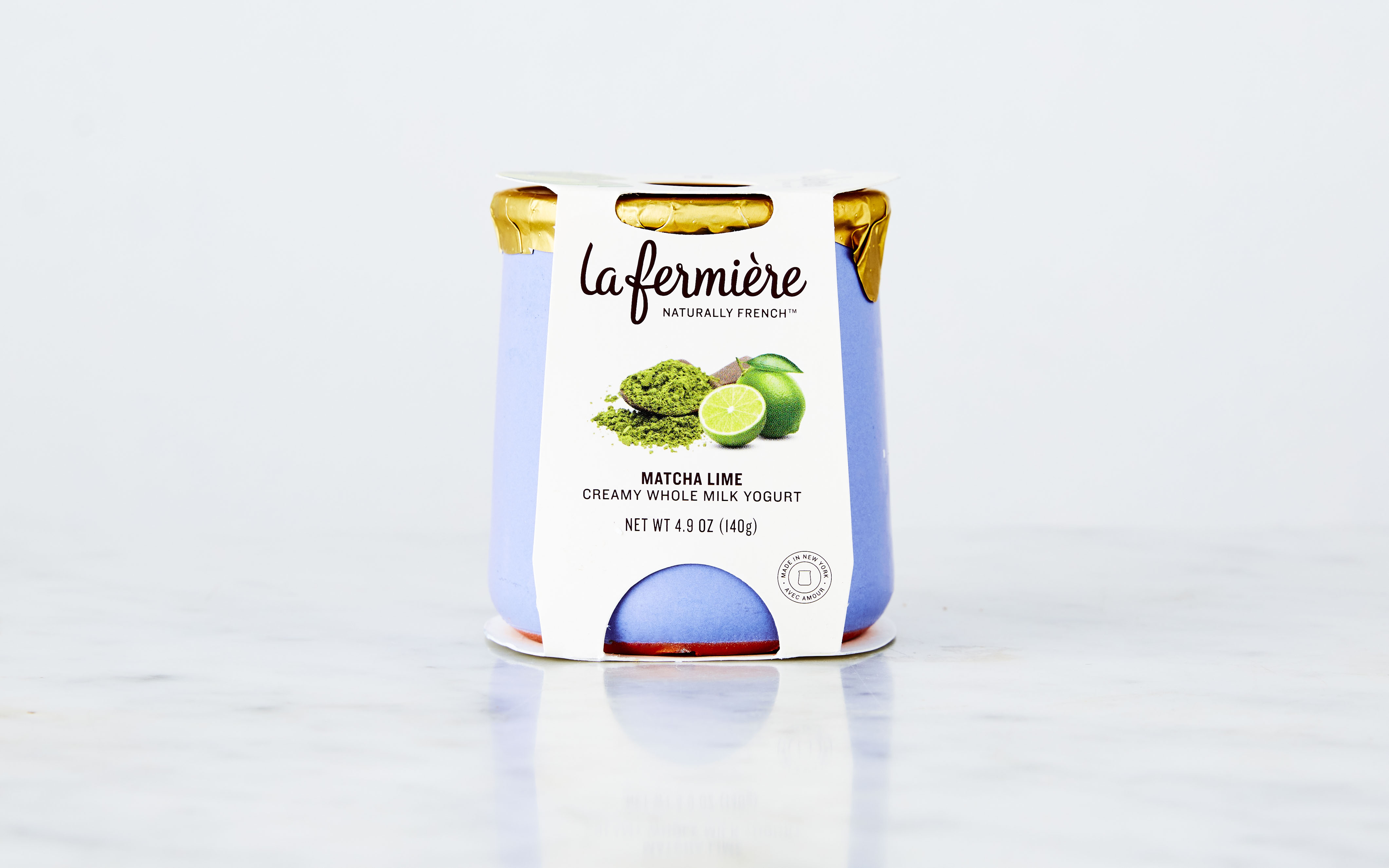 Matcha Lime French Yogurt | 4.9 oz | La Fermiere | Good Eggs