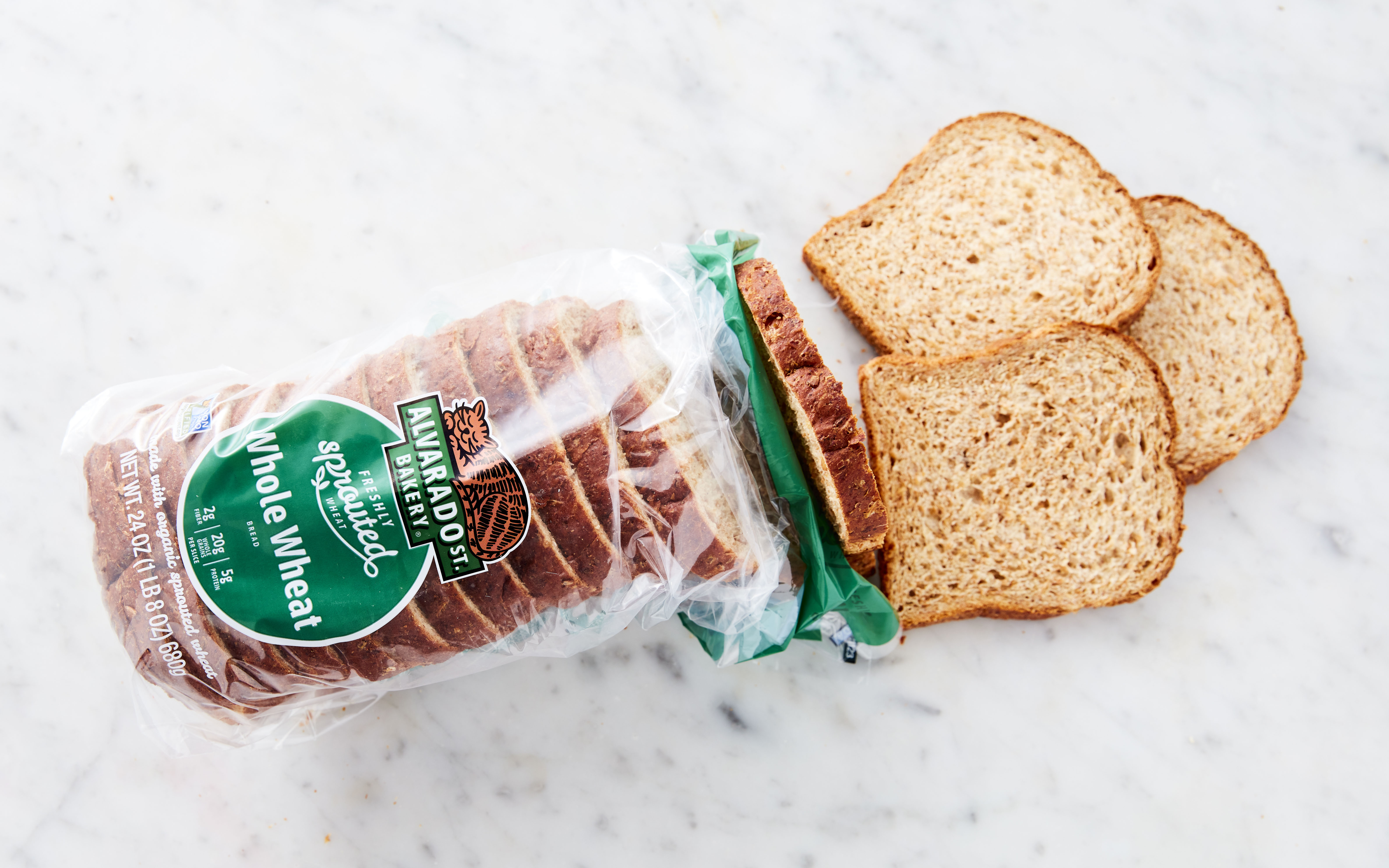 Sprouted Whole Wheat Bread | 24 oz | Alvarado Street Bakery | Good Eggs