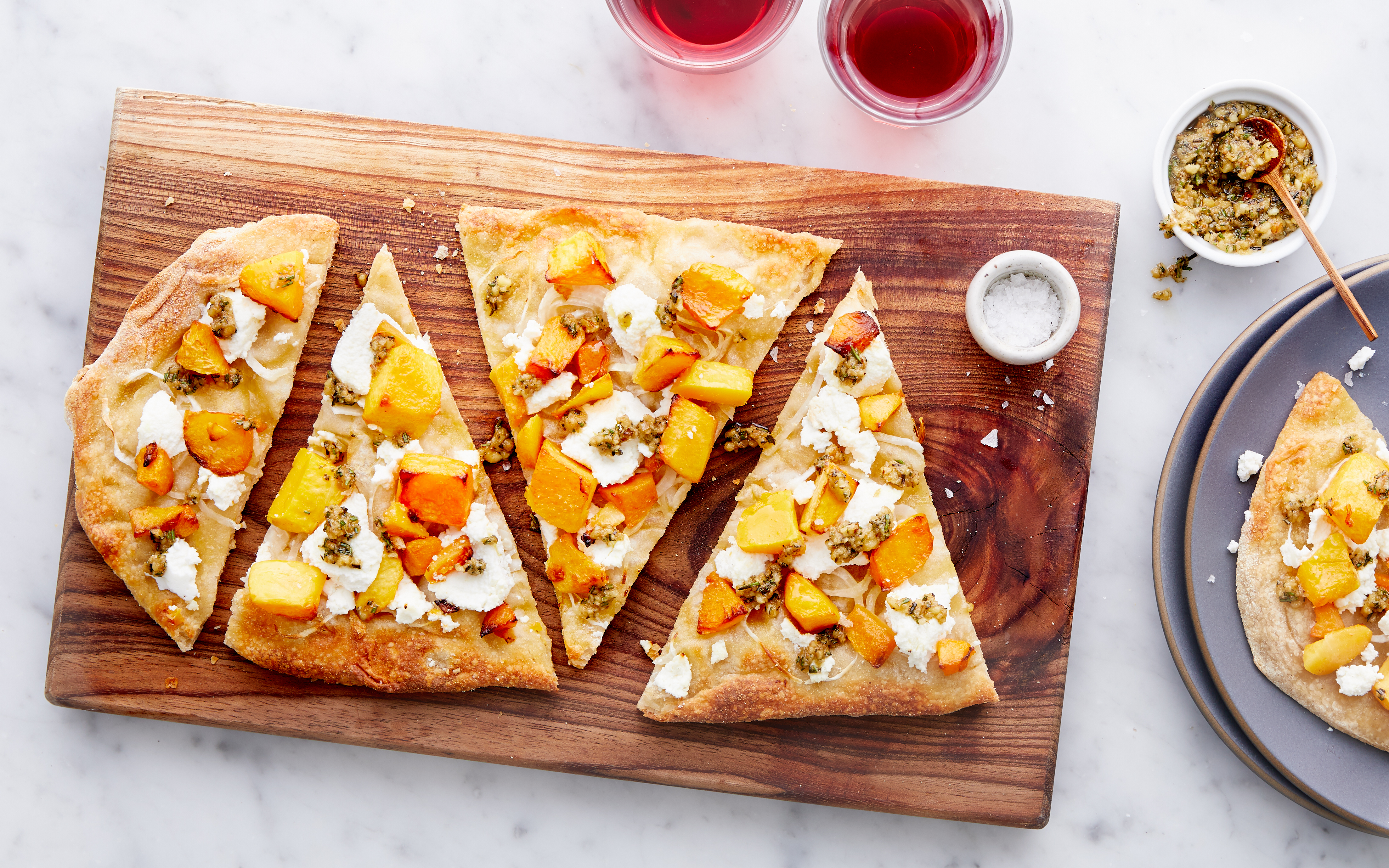Winter Squash Pizza with Pistachio Pesto | 3 servings | Good Eggs Meal ...