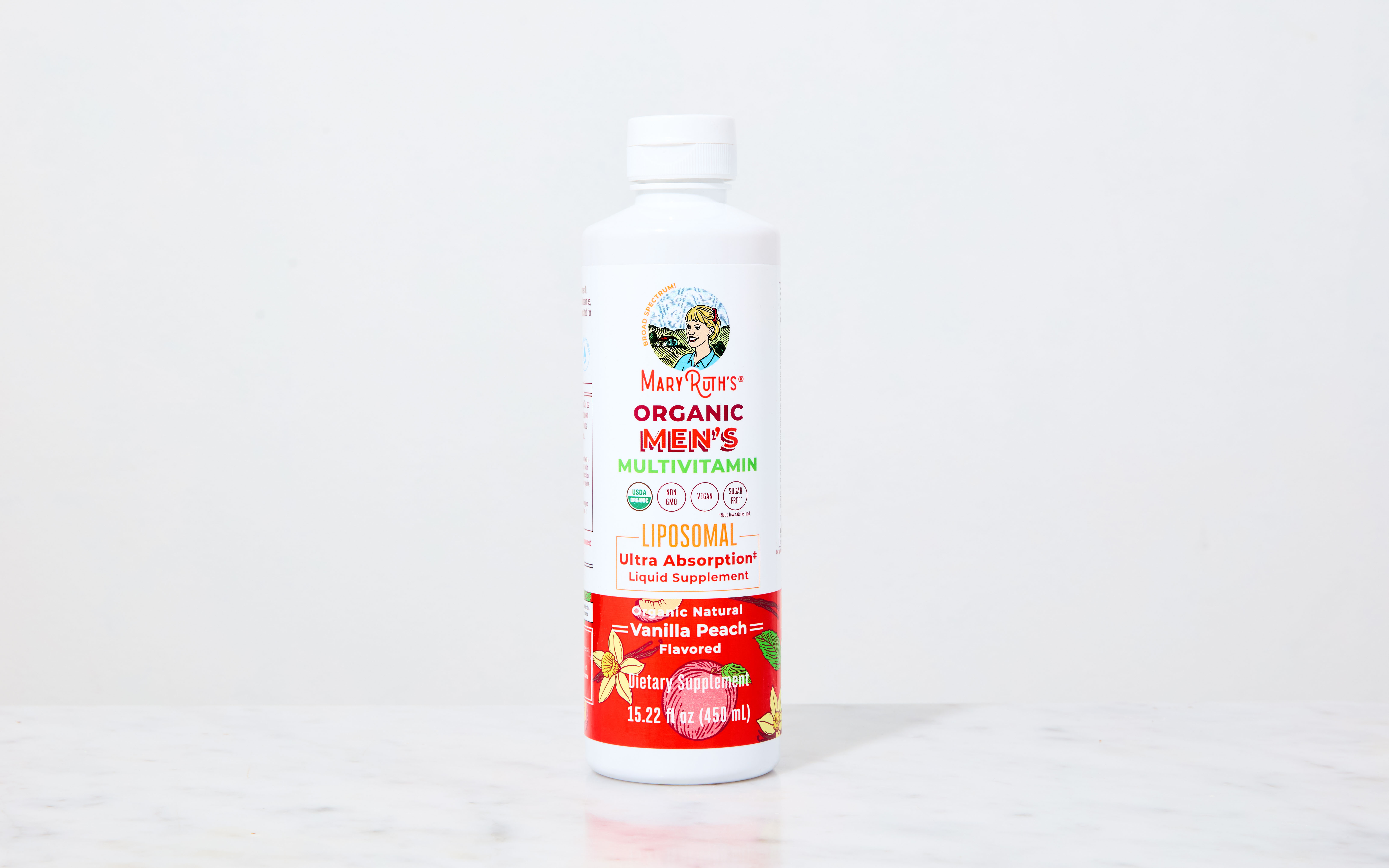 Vanilla Peach Mens Multi Liposomal Liquid Supplement | 15 fl oz | Mary ...