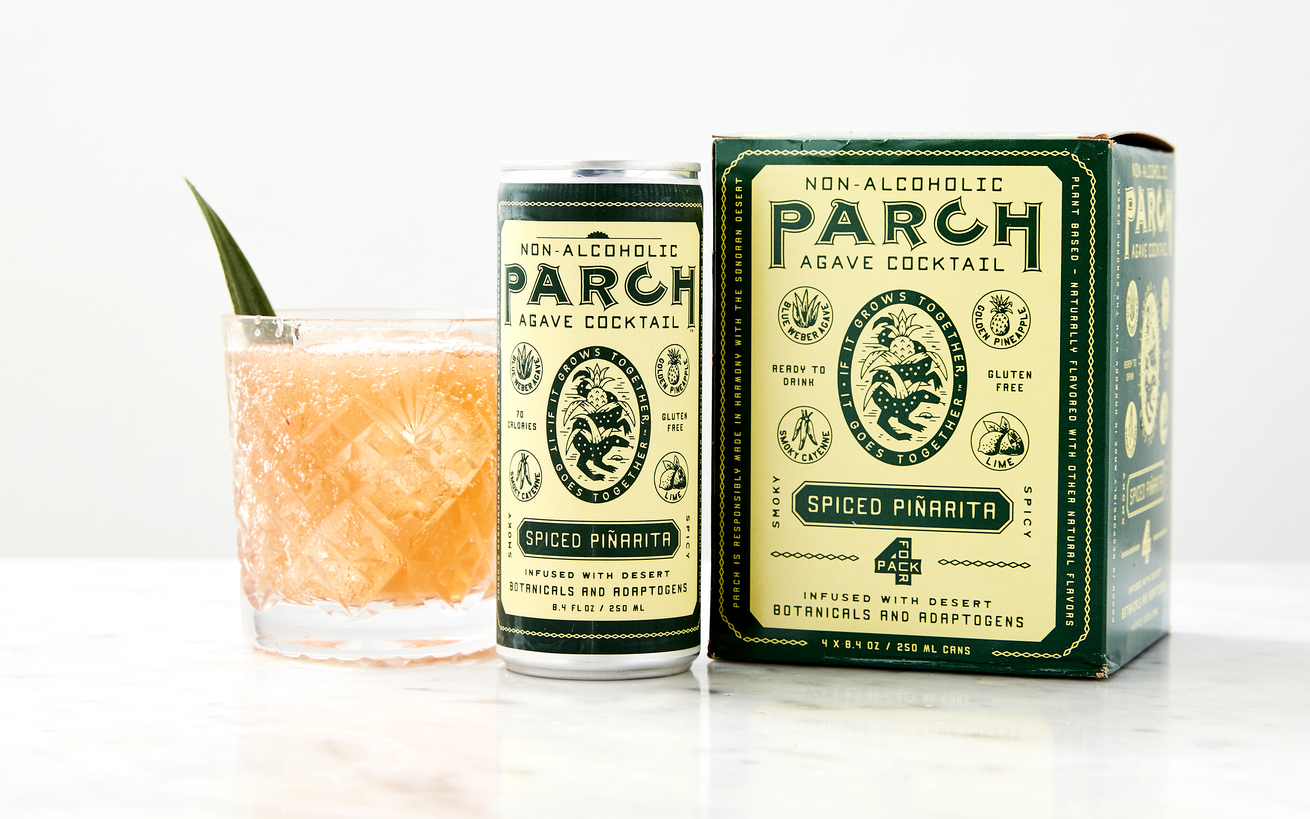 Spiced Piñarita Non-Alcoholic Cocktail | 4 count | PARCH | Good Eggs