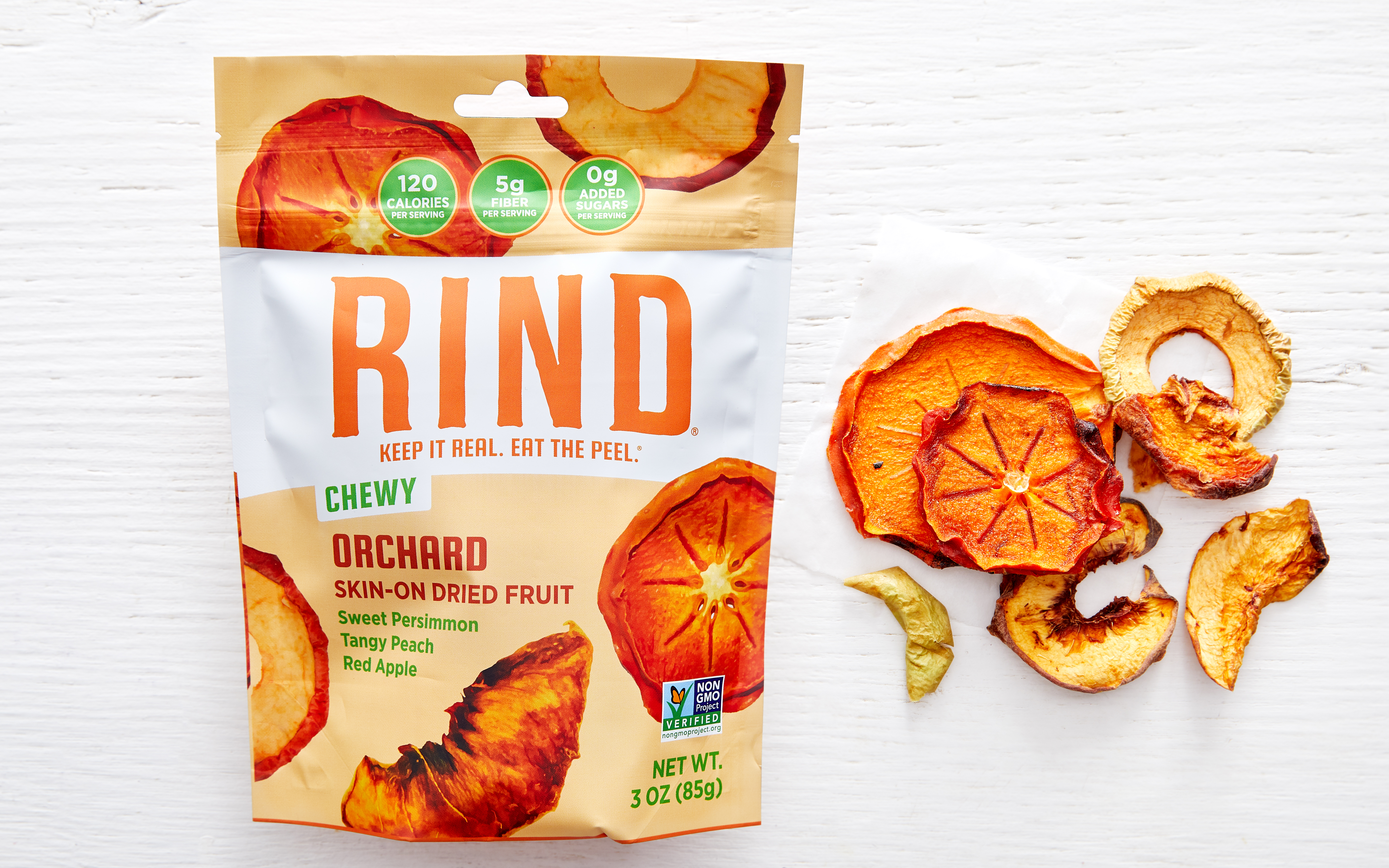 Orchard Blend Skin-On Dried Fruit | 3 oz | RIND | Good Eggs