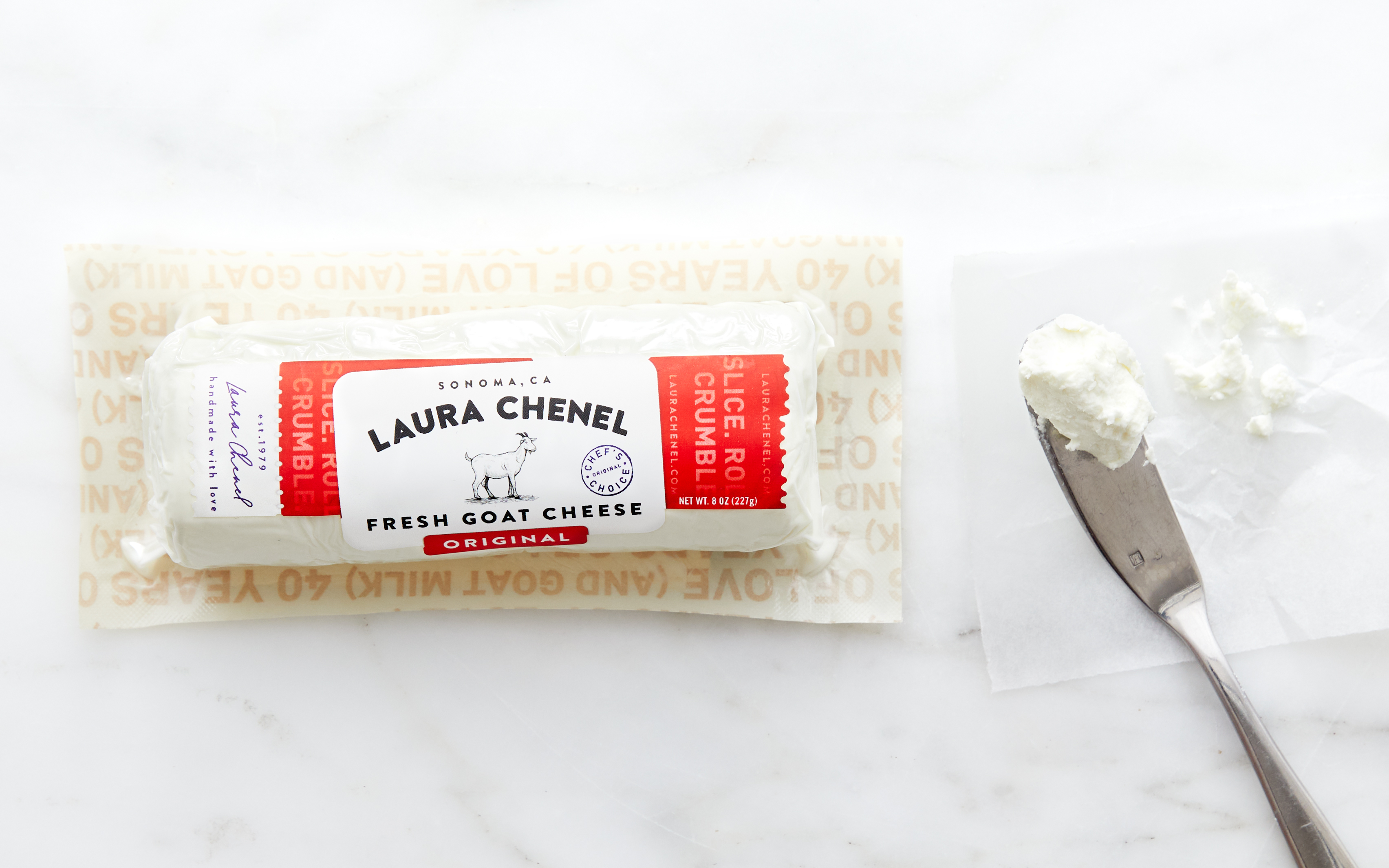 Goat Cheese Log | 8 oz | Laura Chenel | Good Eggs