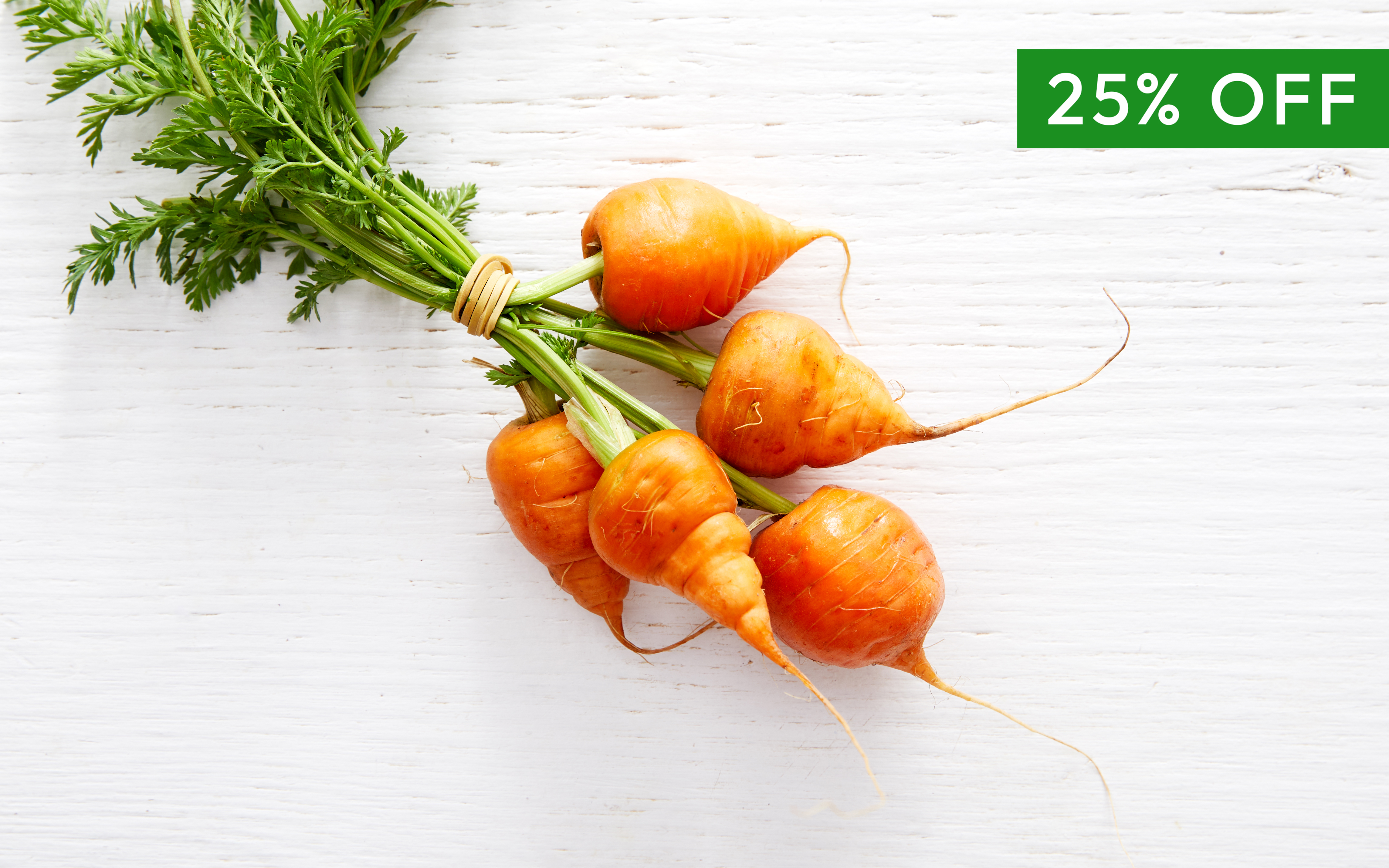 Organic Baby Thumbelina Carrots | 1 bunch | County Line Harvest | Good Eggs