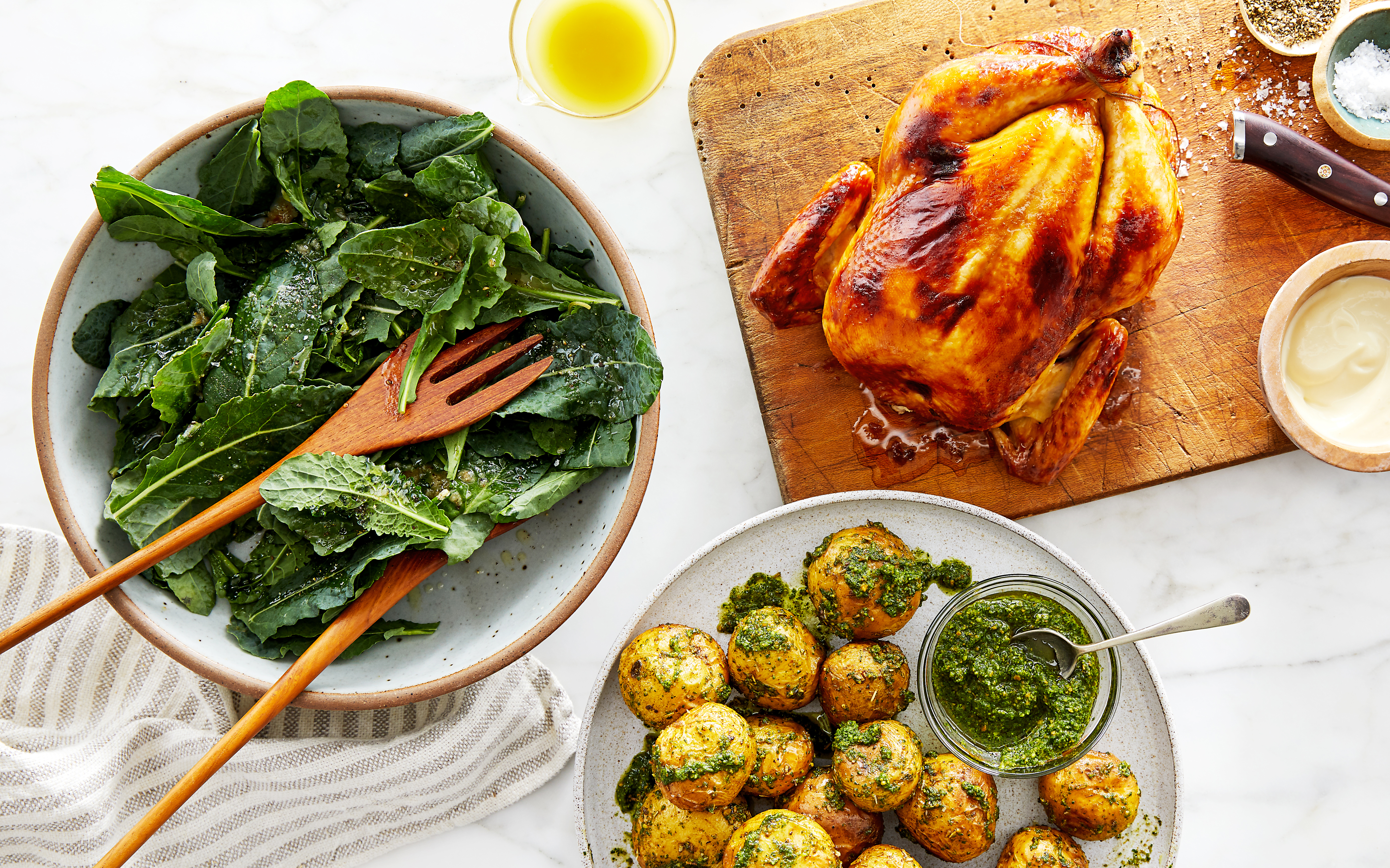 Rotisserie-Style Chicken Dinner Kit | 4 servings | Good Eggs Meal Kits ...