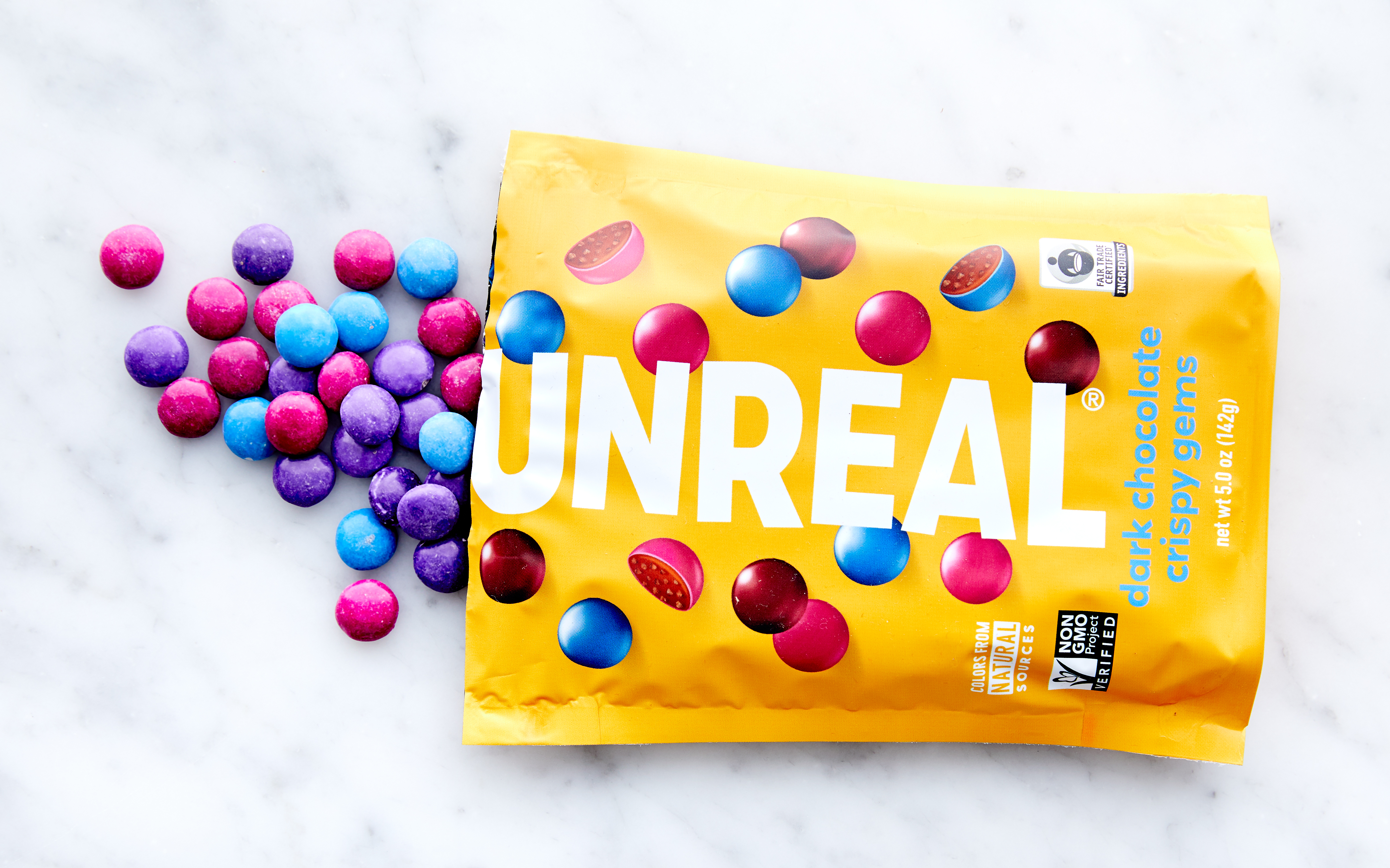 Dark Chocolate Crispy Gems | 5 oz | Unreal | Good Eggs
