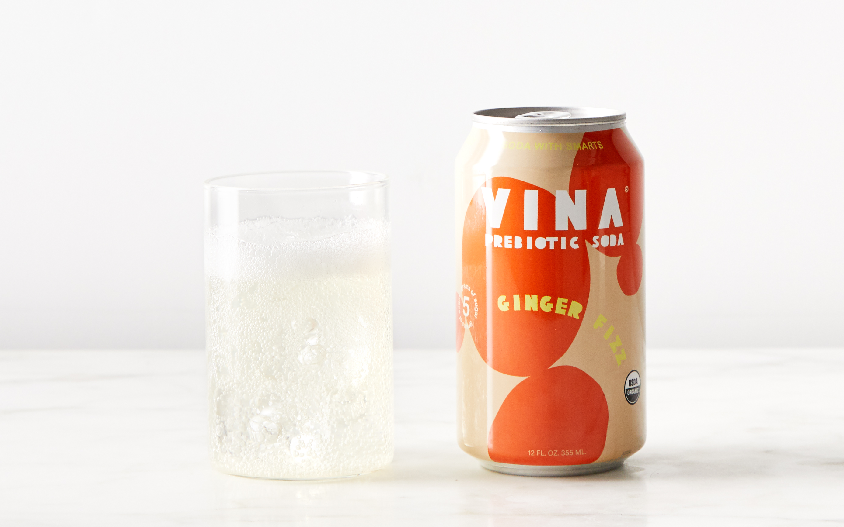 Ginger Fizz Prebiotic Soda | 12 oz | VINA | Good Eggs