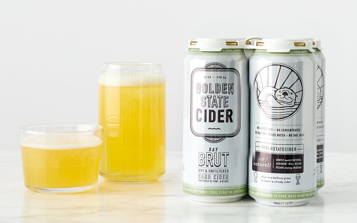Bay Brut Hard Cider | 4 count | Golden State Cider | Good Eggs