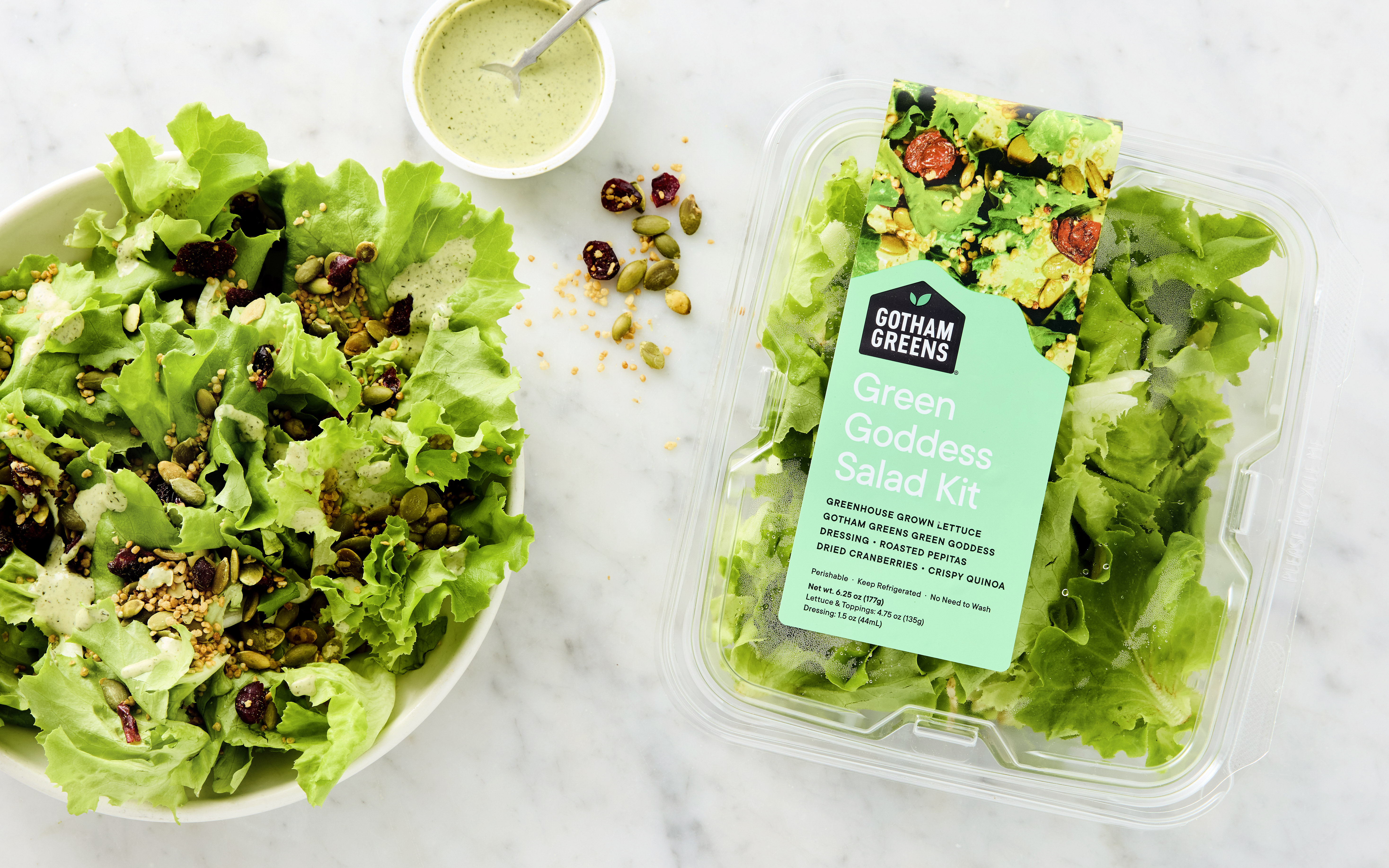 Green Goddess Salad Kit | 6.25 oz | Gotham Greens | Good Eggs