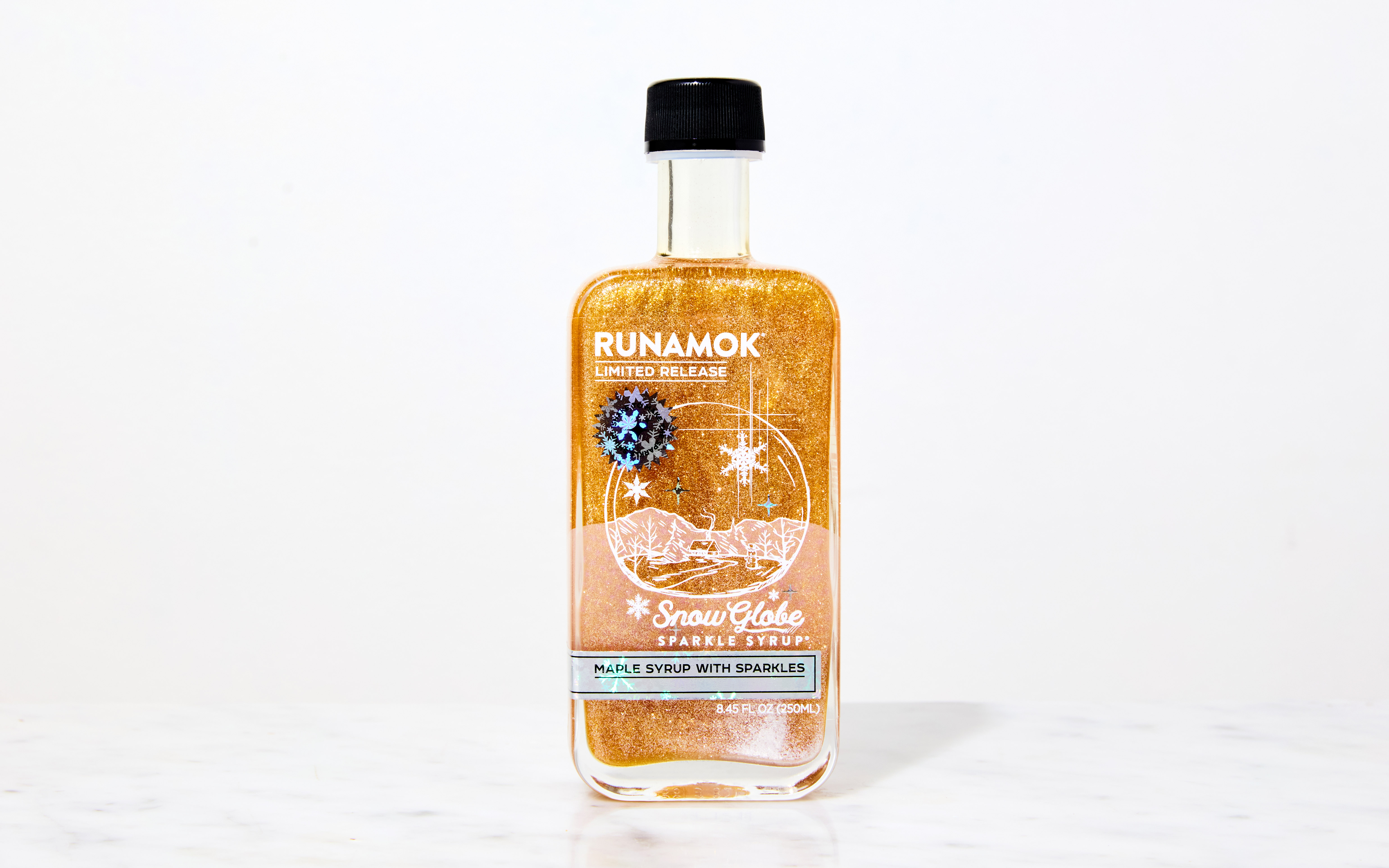 Snow Globe Sparkle Syrup | 250 ml | Runamok | Good Eggs