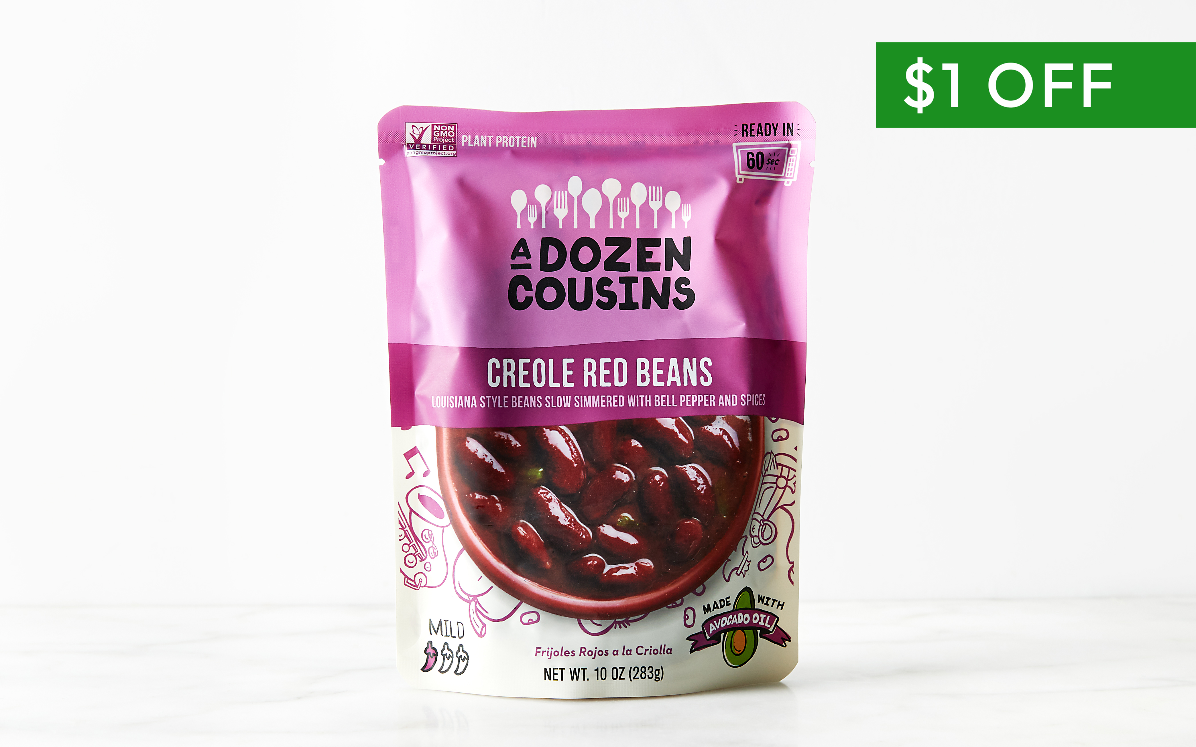 Creole Red Beans | 10 oz | A Dozen Cousins | Good Eggs